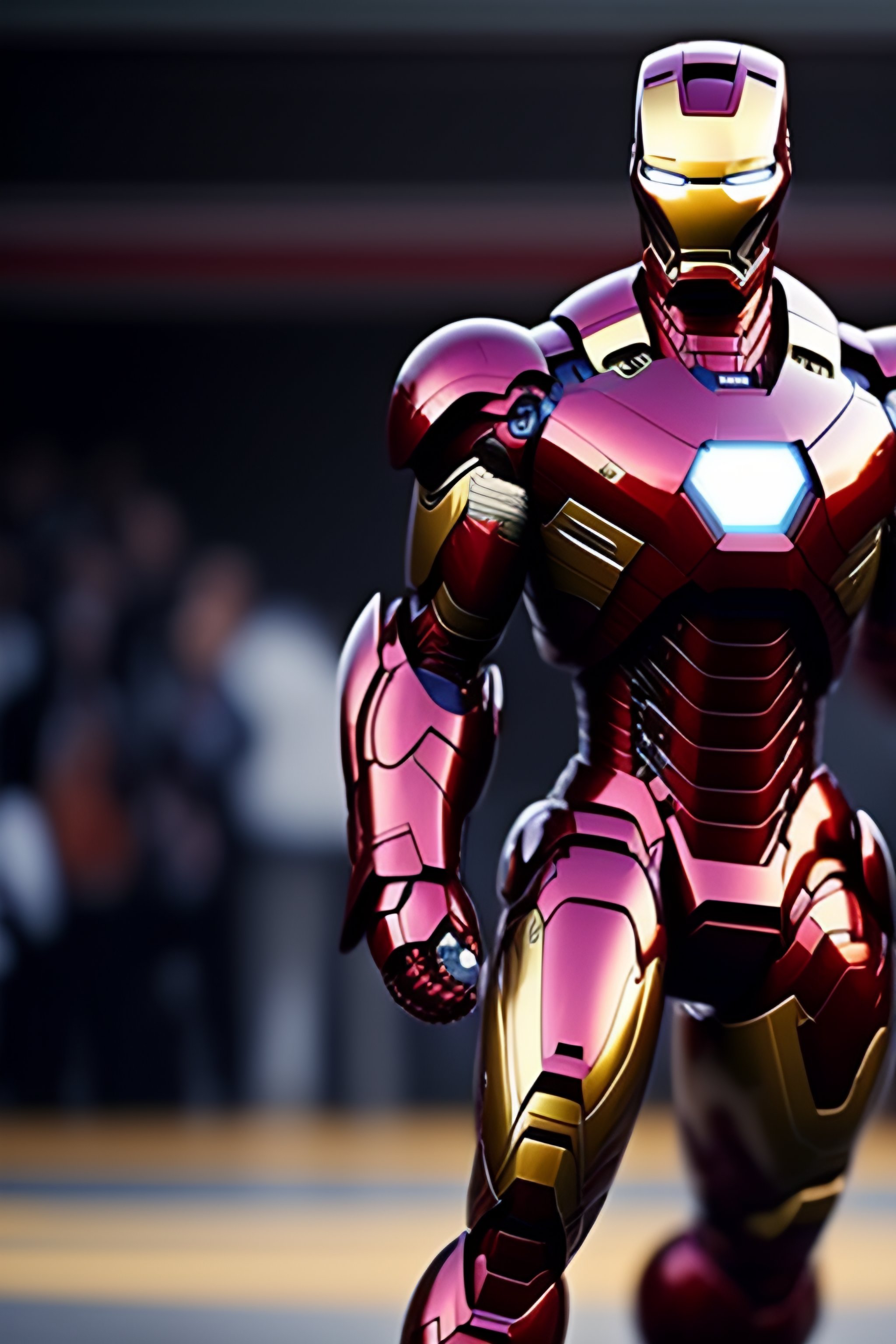 Lexica - Tom hanks as iron man without helmet in front of the school