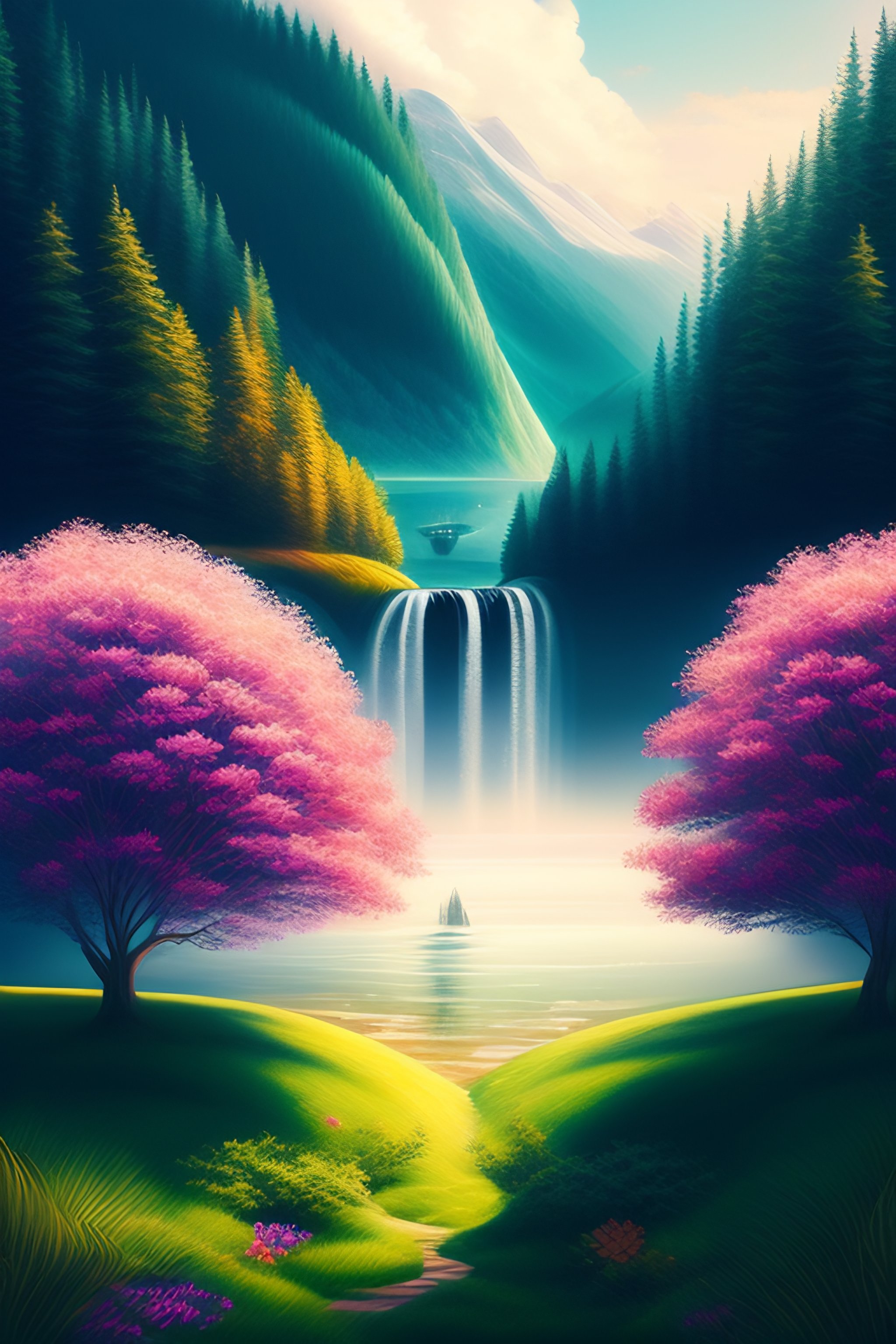 Lexica - Beautiful scenery patterns designs art