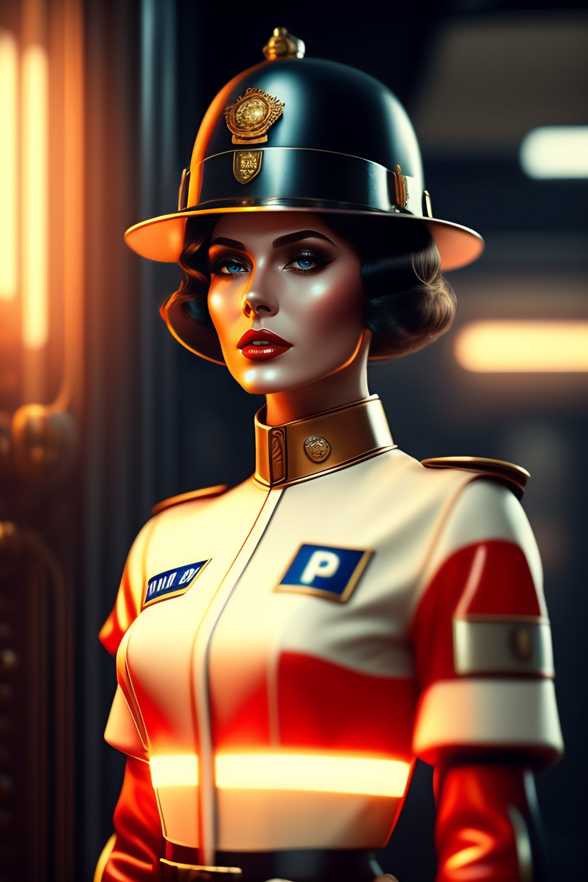 Lexica - Futuristic Vintage Medium Shot 1920's Poster electronik ...