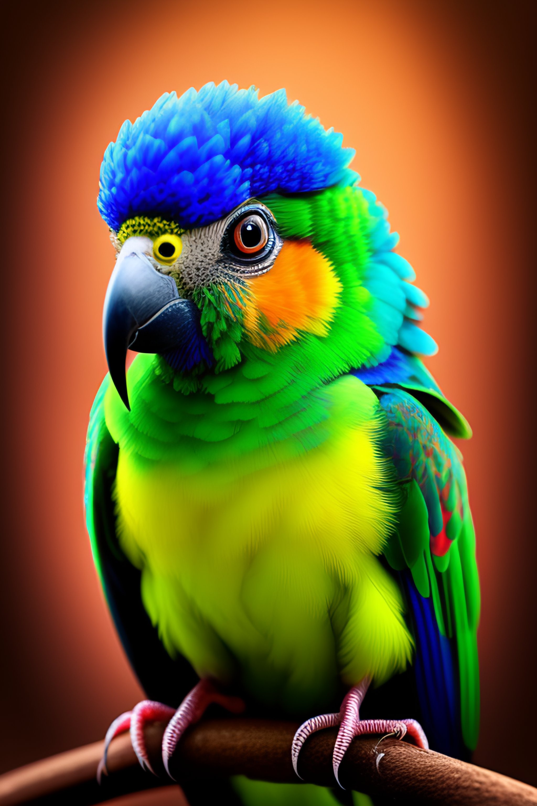 Lexica - Tiny evil parrot