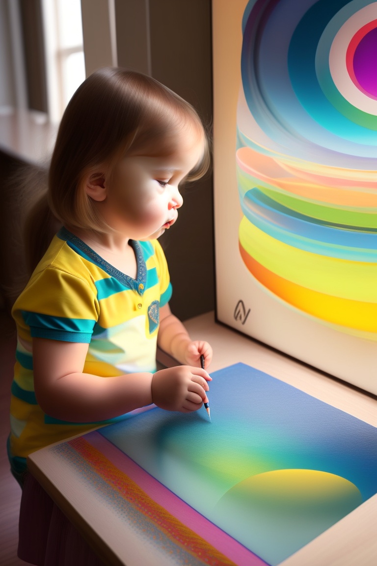 Lexica - One sunny morning, as Sophie was engrossed in her artwork, she ...
