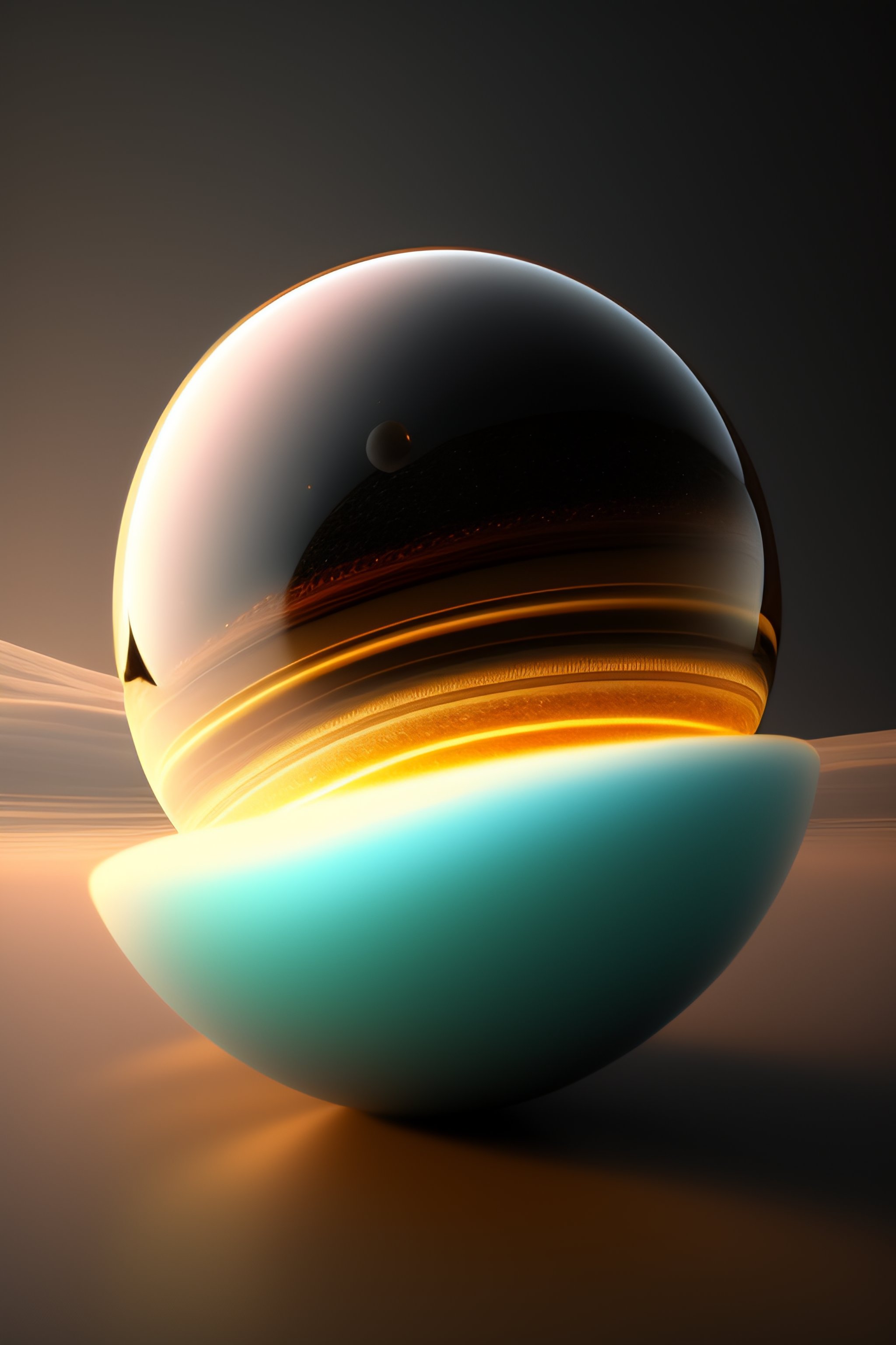 Lexica - Orbs rotating , 4K, photorealistic