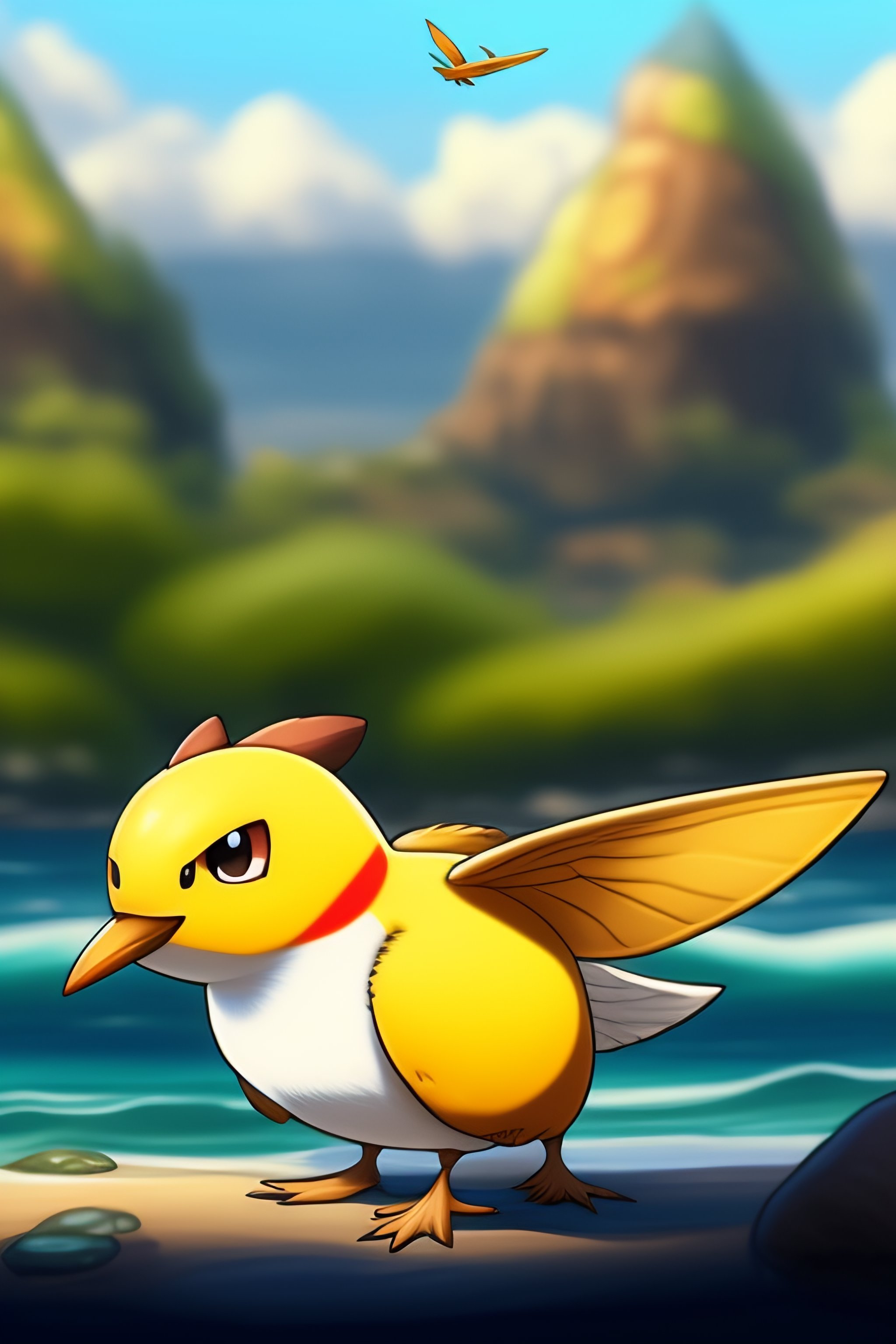 Lexica - Flying and ground type Pokemon based on a sandpiper, first ...