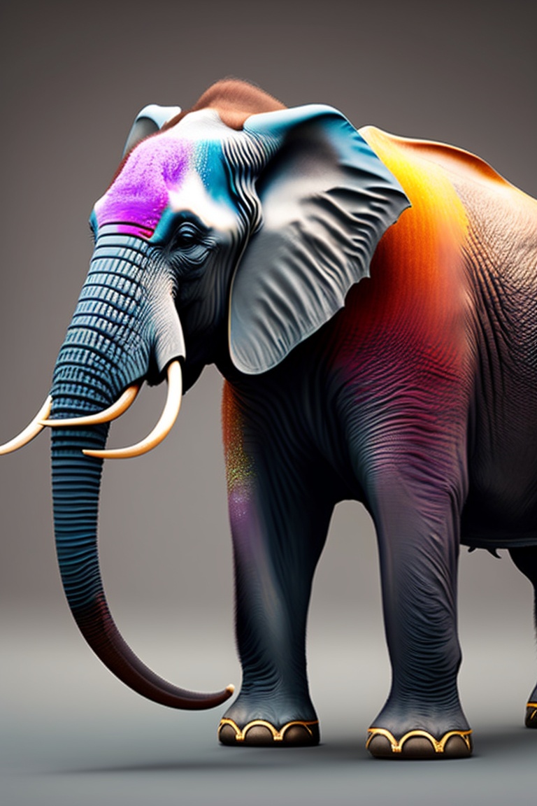 Lexica - Half human and half elephant body