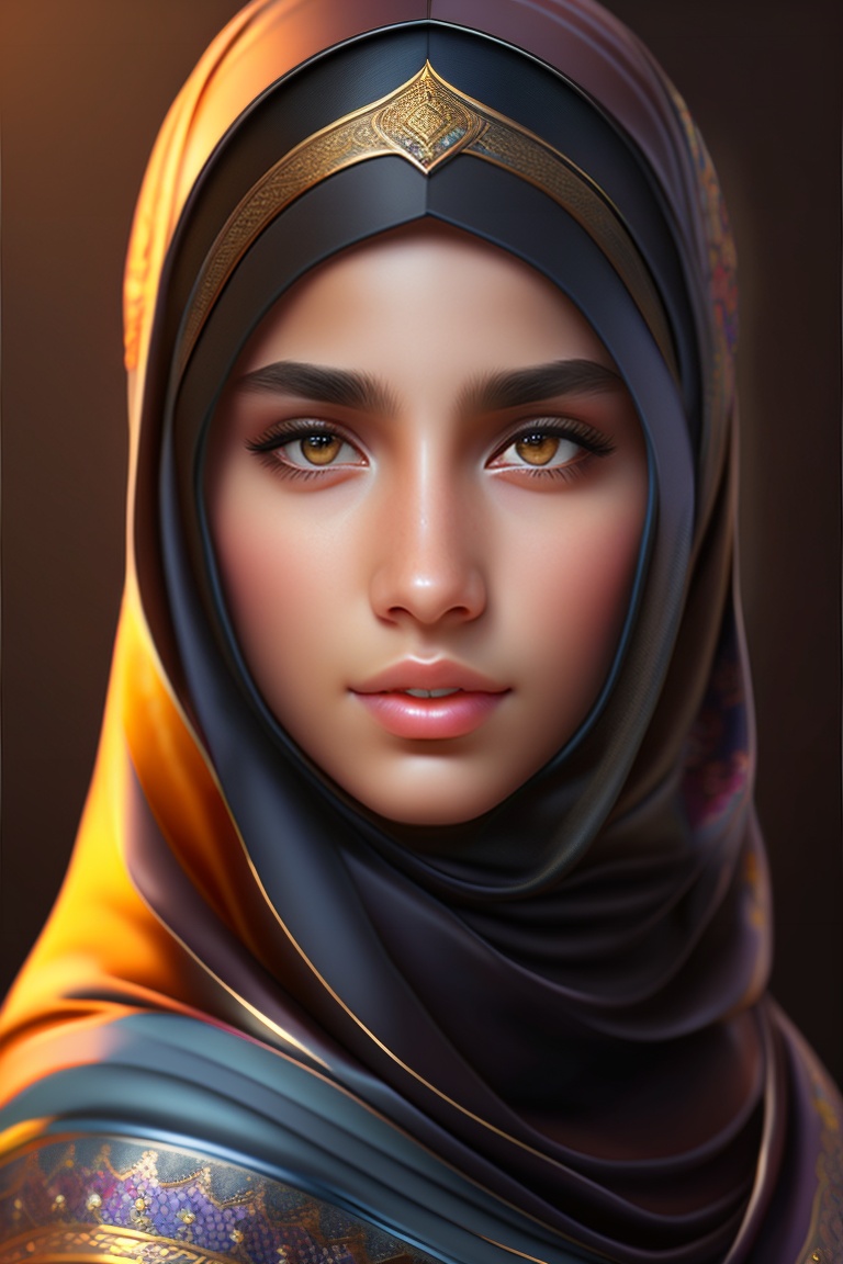 Lexica - Islamic girl half body view 16k 8k 4k ultra realistic, good religious girls