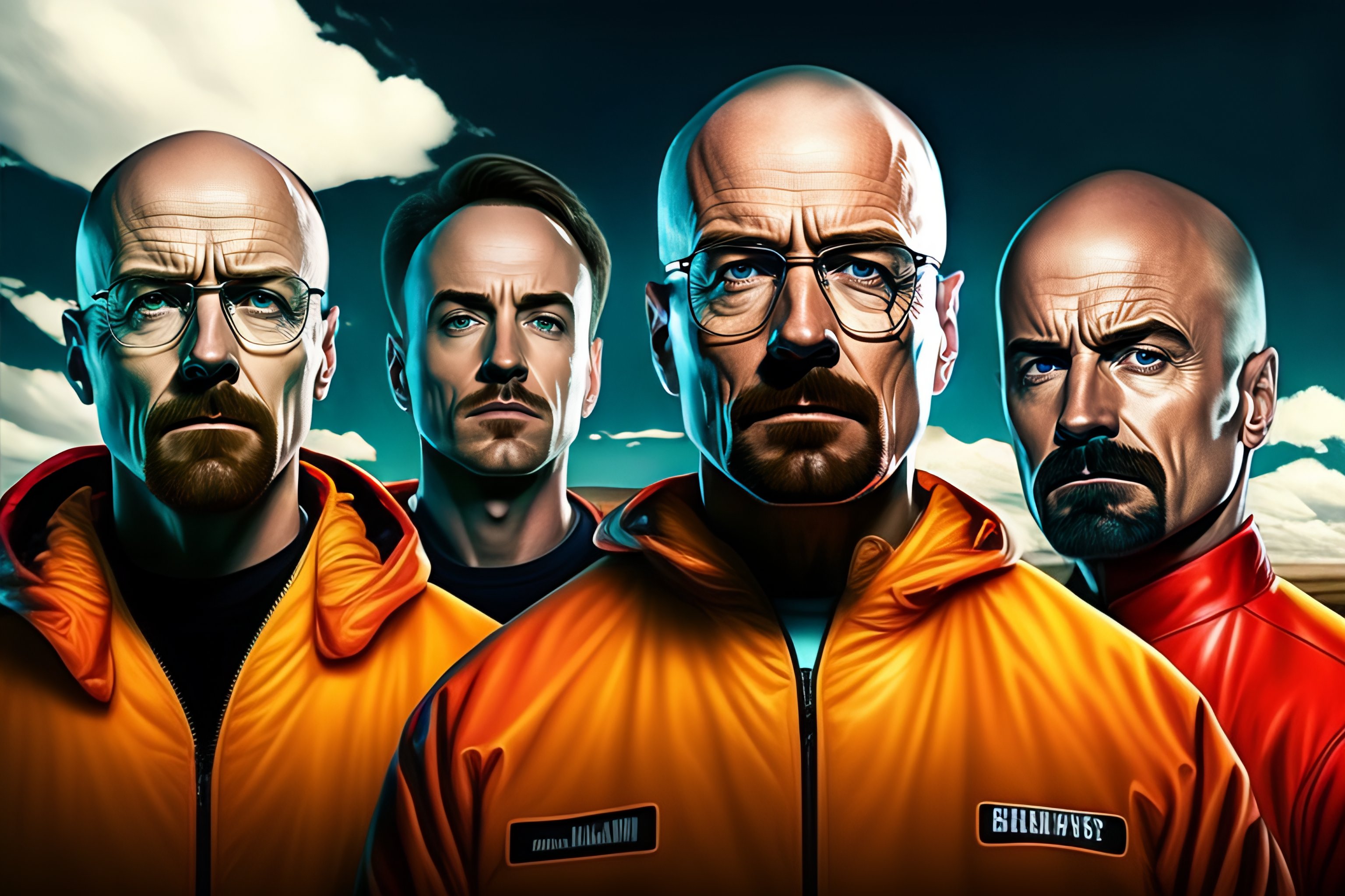 Lexica - Breaking bad, walter white, jesse pinkman, saul goodman, realistic