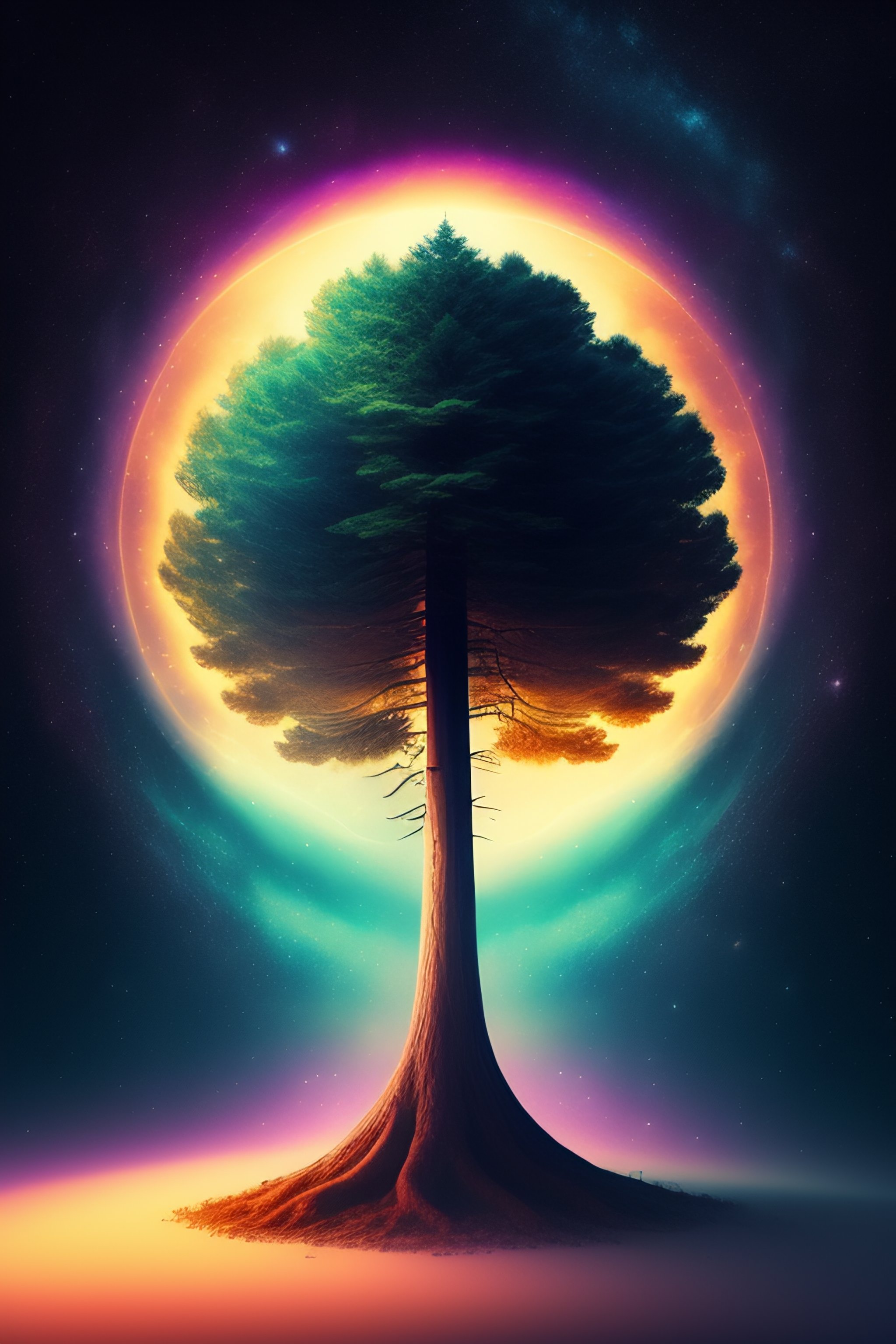 Lexica - Tree in the middle of space