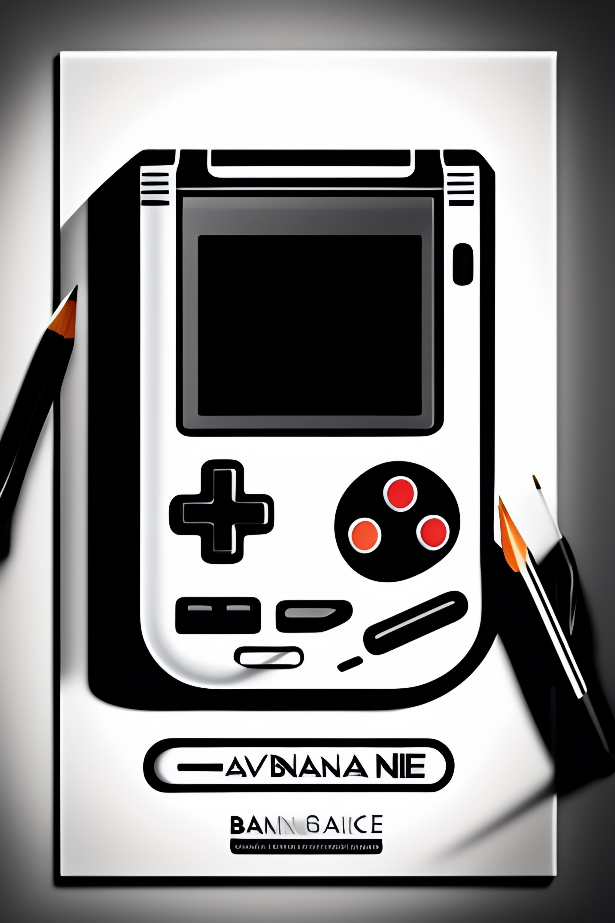 Lexica - Create a sketch of a black and white game boy advance tattoo ...