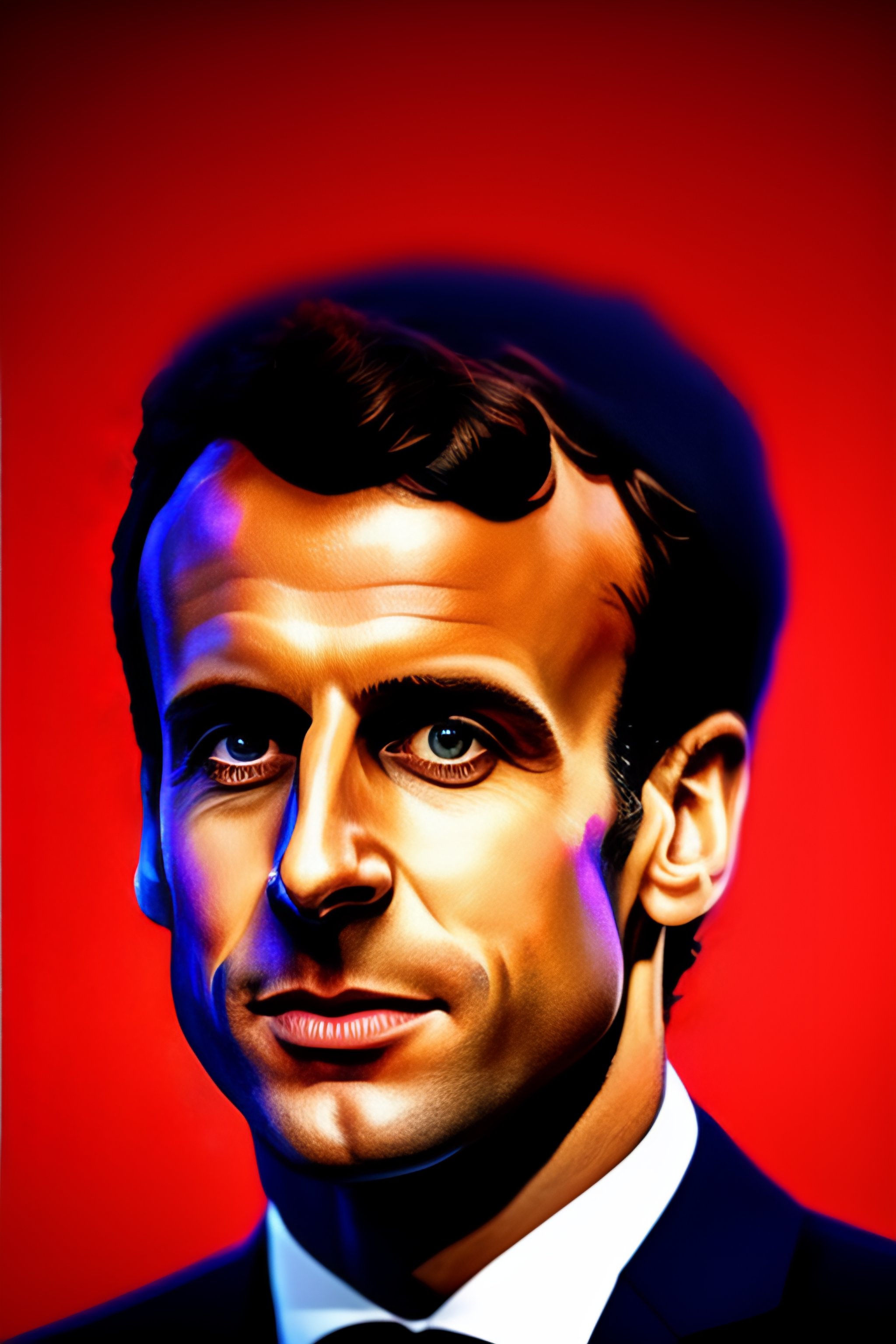 Lexica - A portrait of emmanuel macron