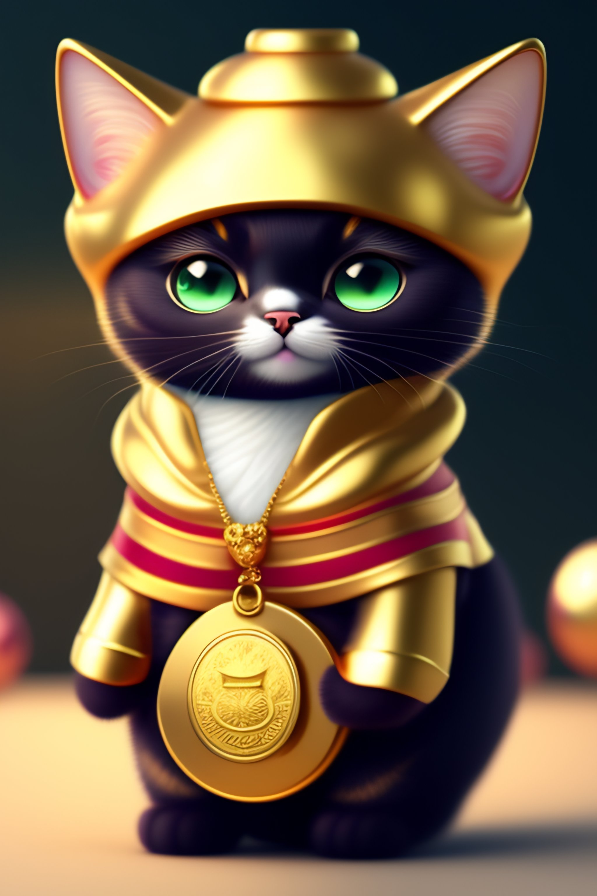 Lexica - Cute and adorable cartoon cat baby, in festive traditional ...