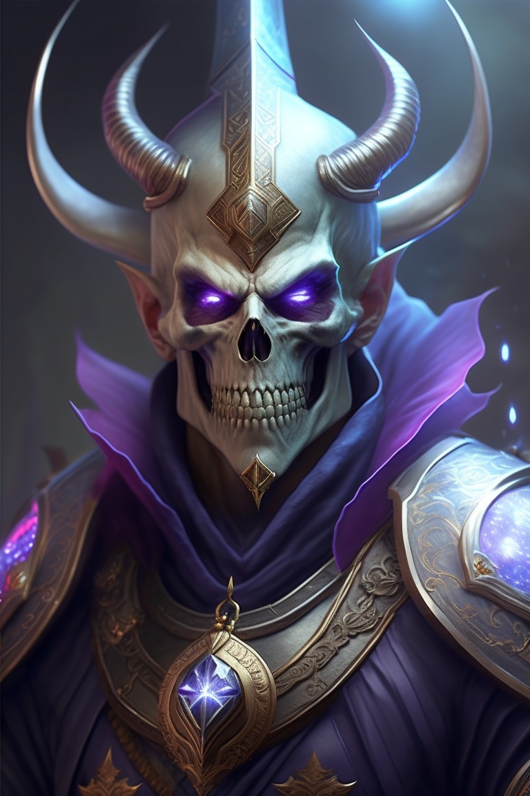 Lexica - A terrifyingly realistic lich with a fantastical, mythical ...