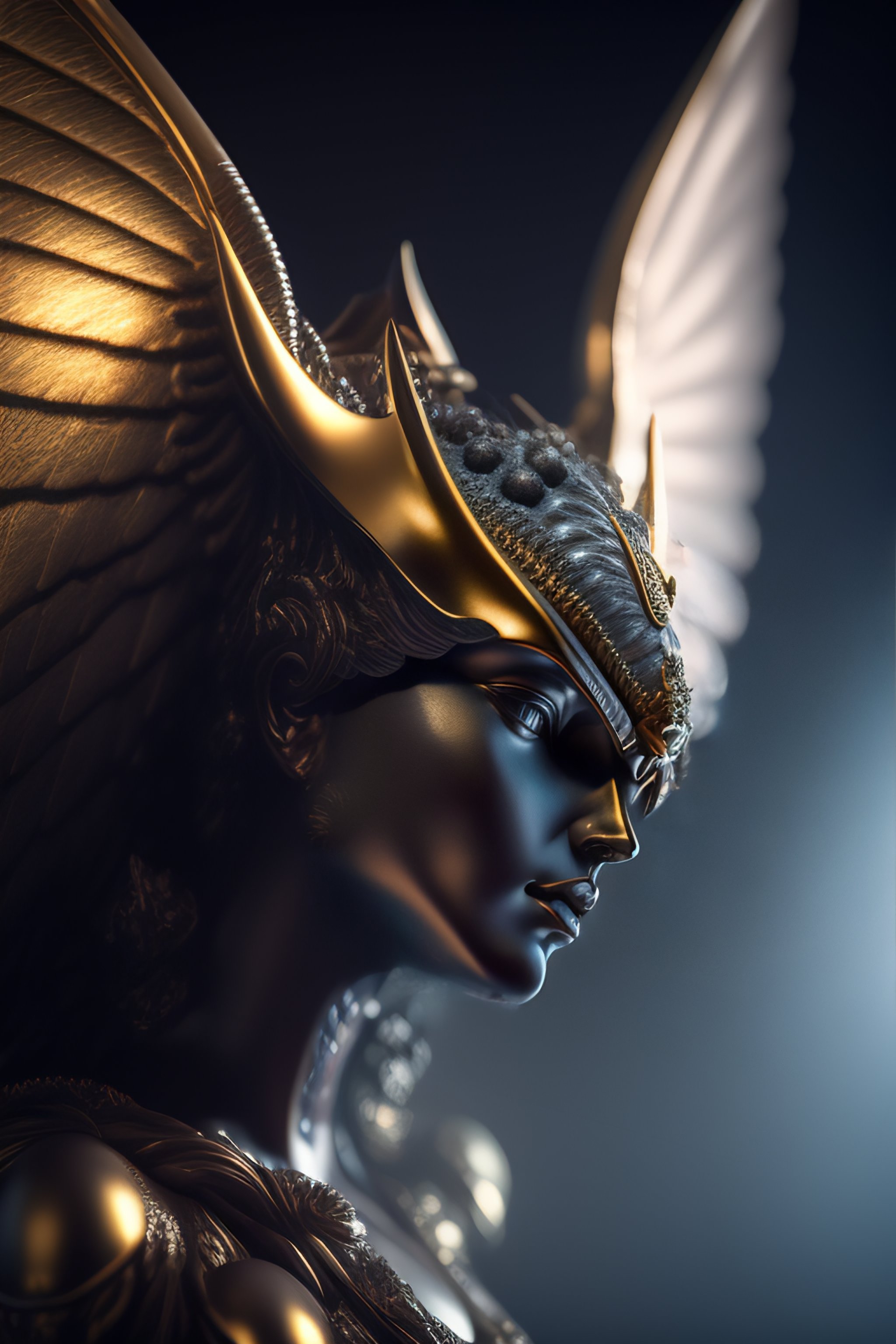 Lexica - "A technological winged demon, ultra-detailed cinematic from ...