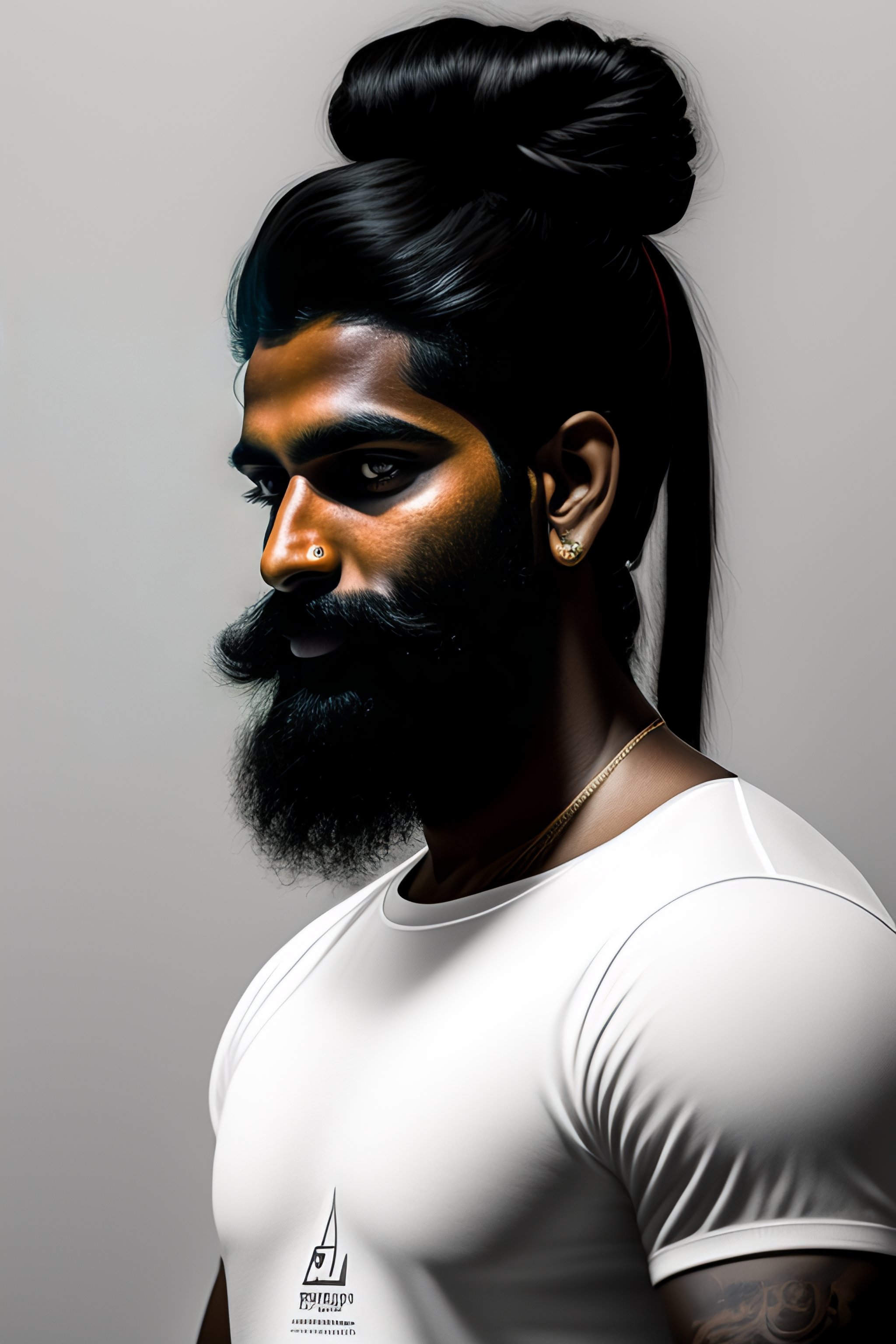 Lexica - Hyper detailed illustration of a south Indian male podcaster ...