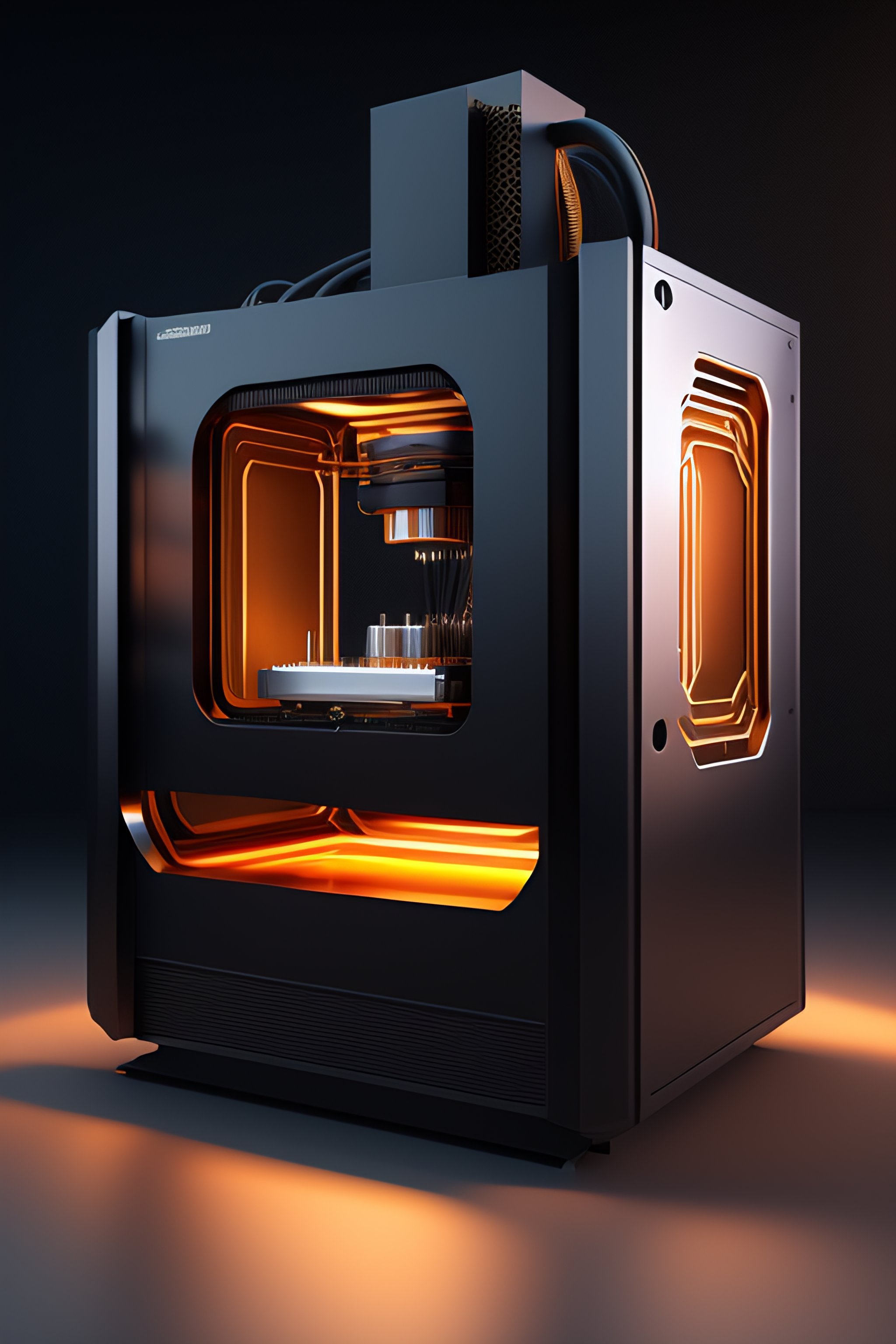 Lexica - Cnc laser engraver with 2040 aluminium, cinematic lightning ...