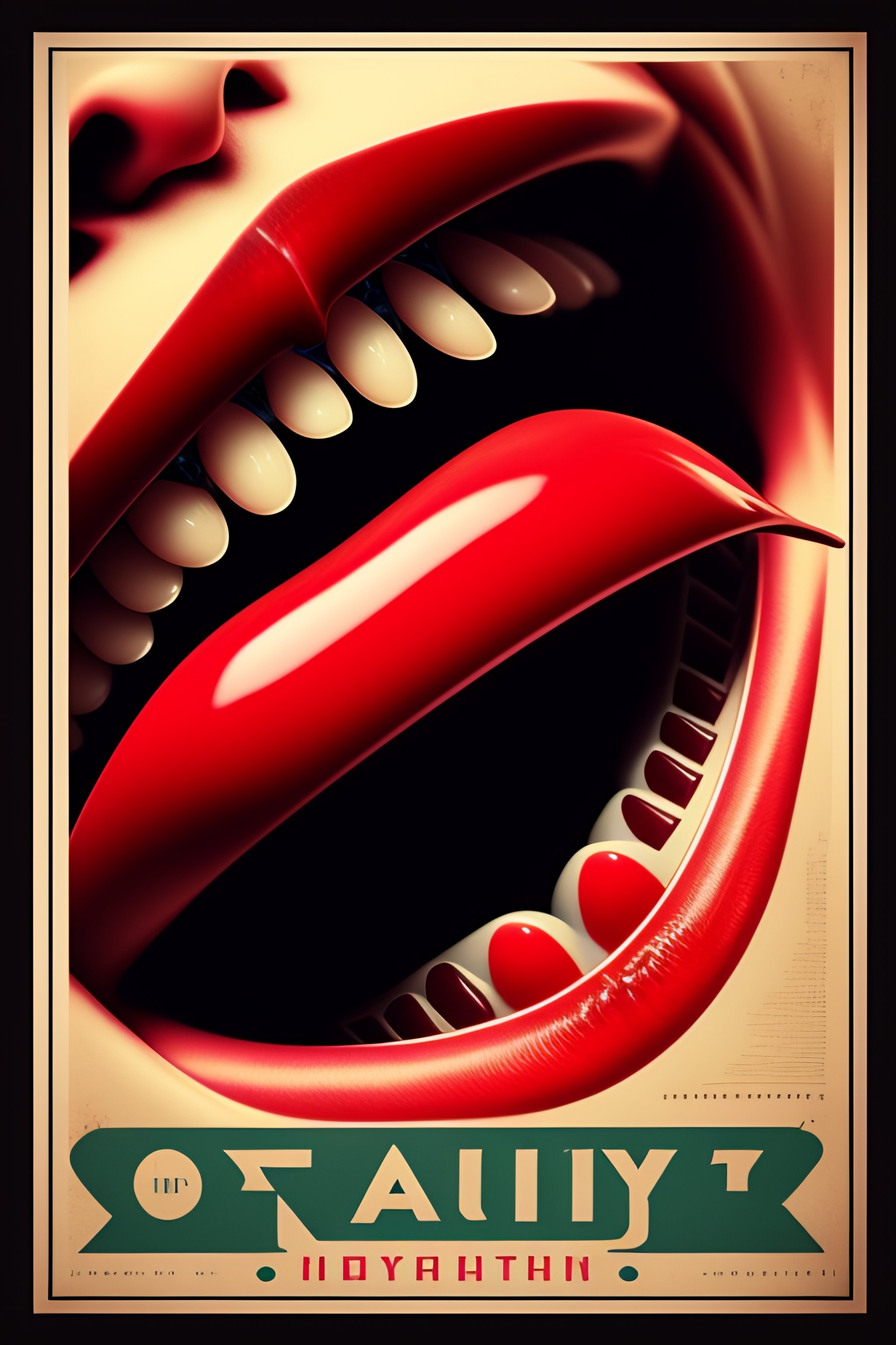 Lexica - Picture of a mouth, beautiful Vampire fangs out of mouth ...