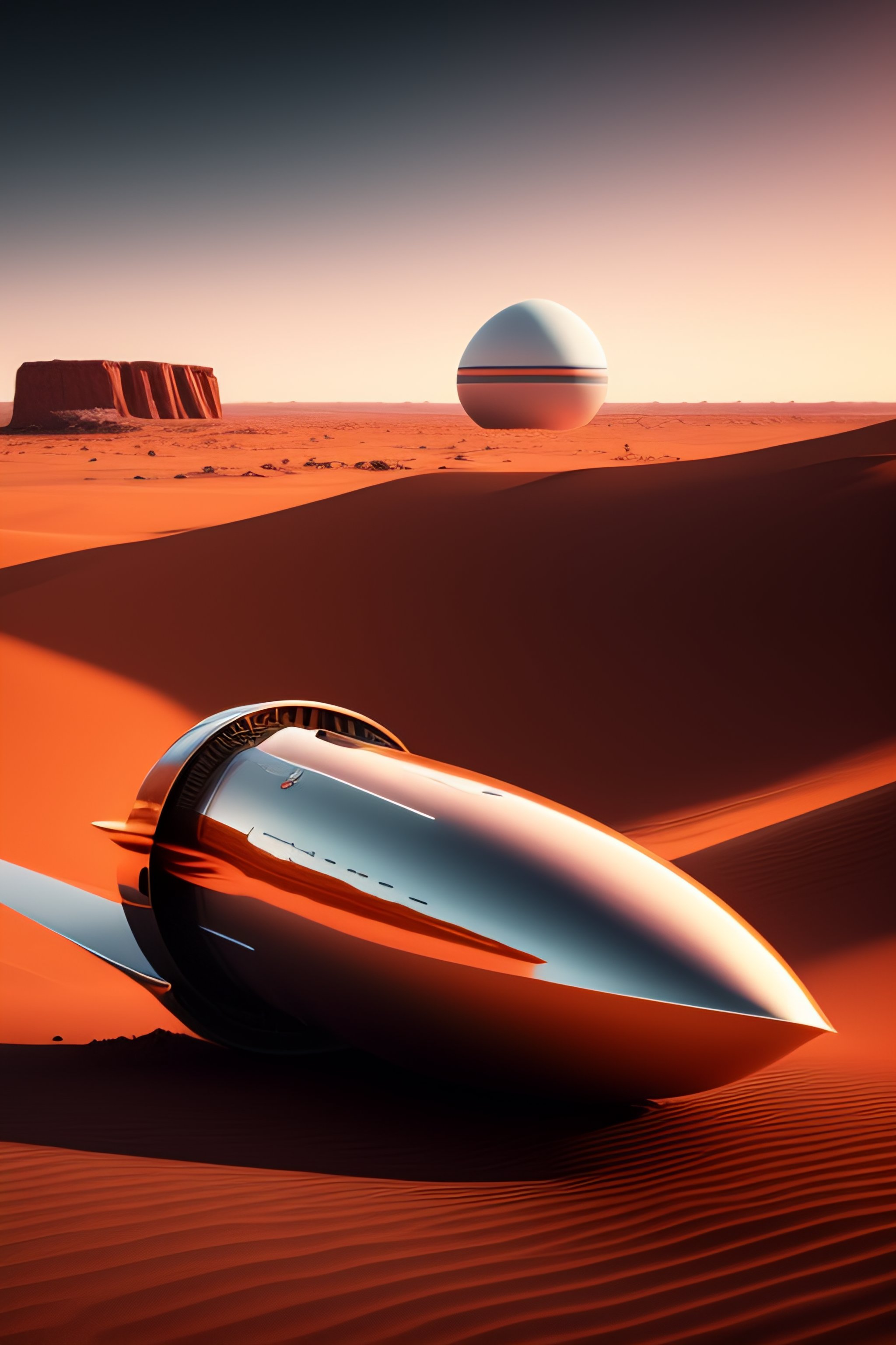 Lexica - Photograph of Spacex starship landed on Mars realistic ...