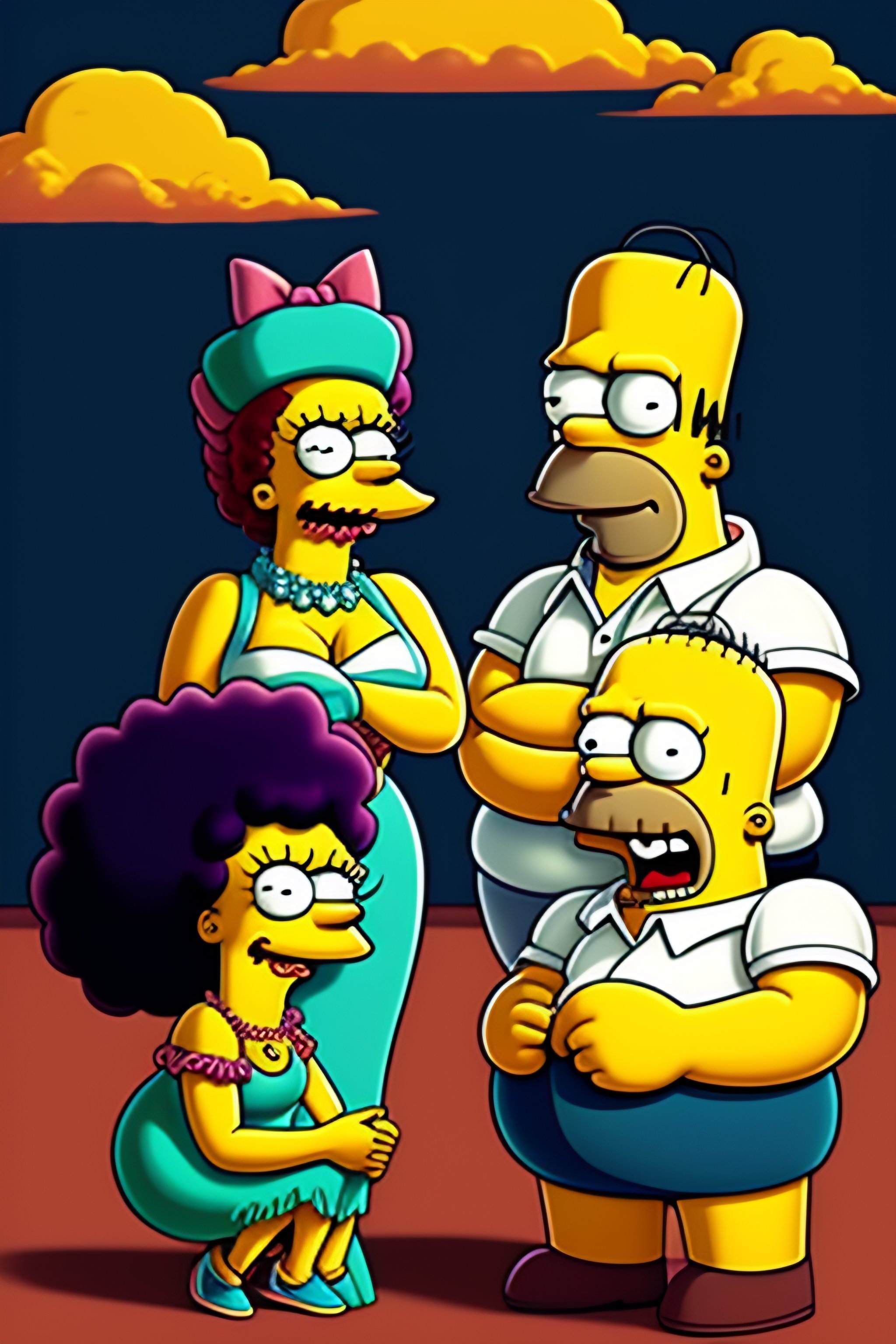 Lexica - Simpsons, realista, caricatura, terror