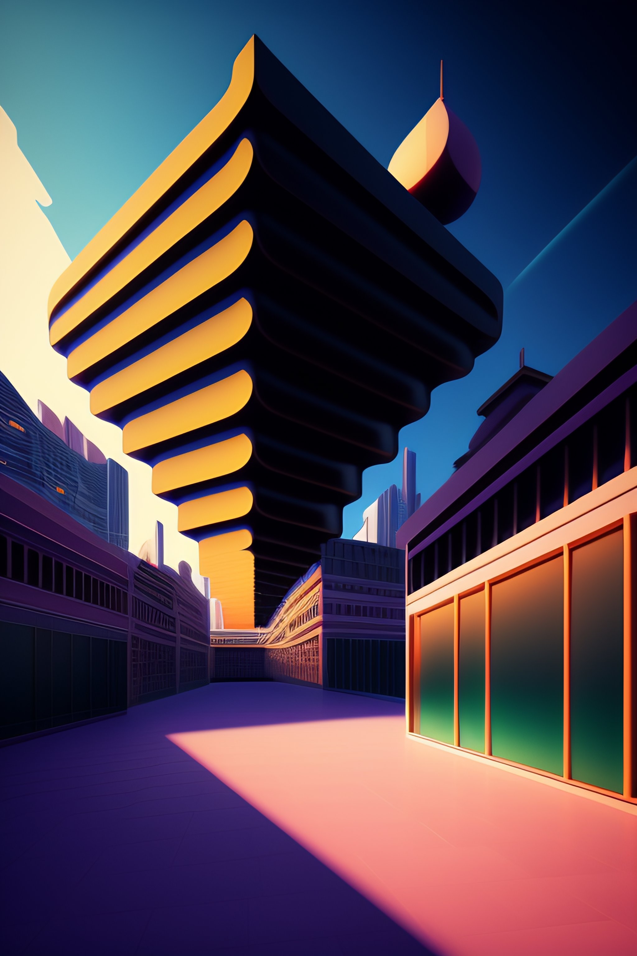 Lexica - 3d render of mark escher "Relativiteit" in the style of 90's ...