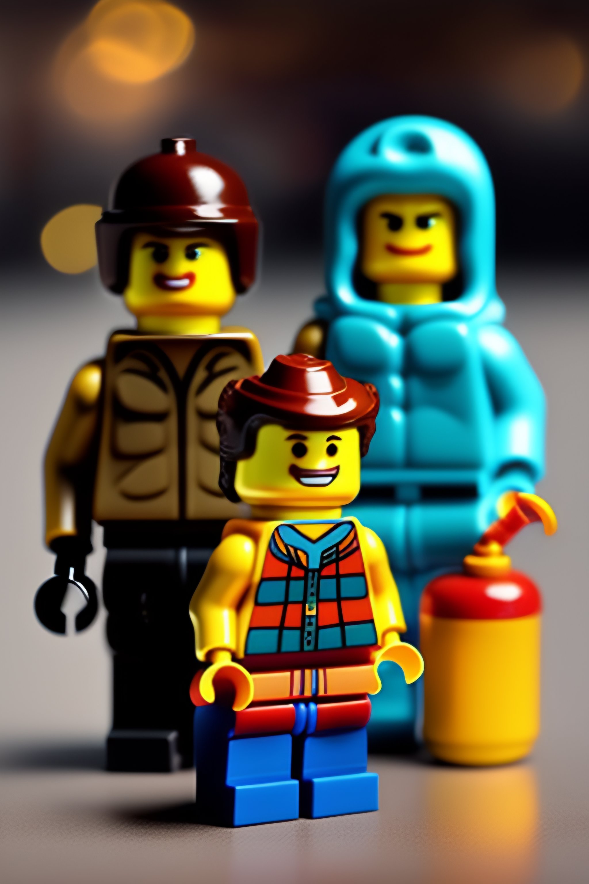 Lexica - Lego characters as real humans