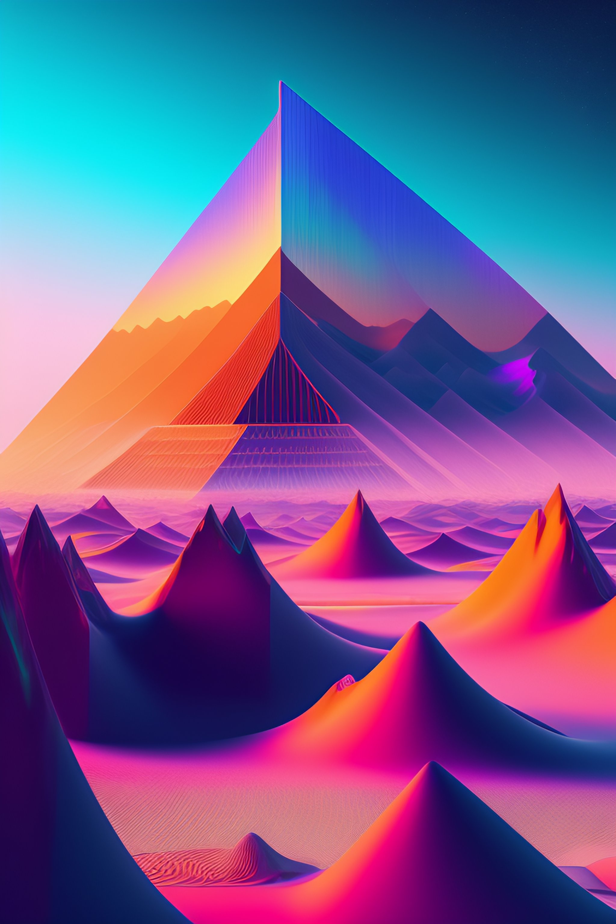 Lexica - Lenticular holographic 3D vaporwave/electrowave masterpiece ...