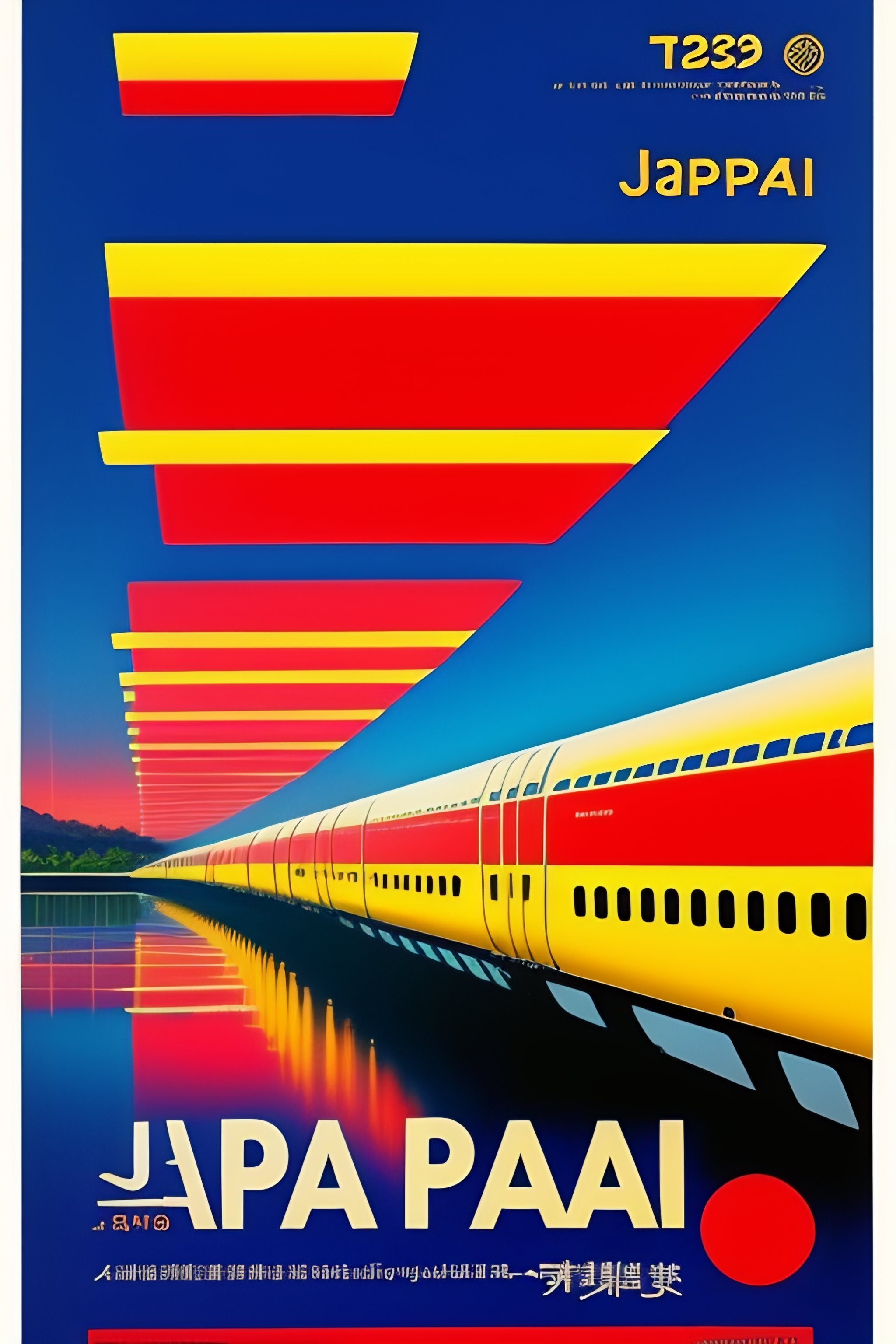 Lexica - Japan east rail poster, canberra australia