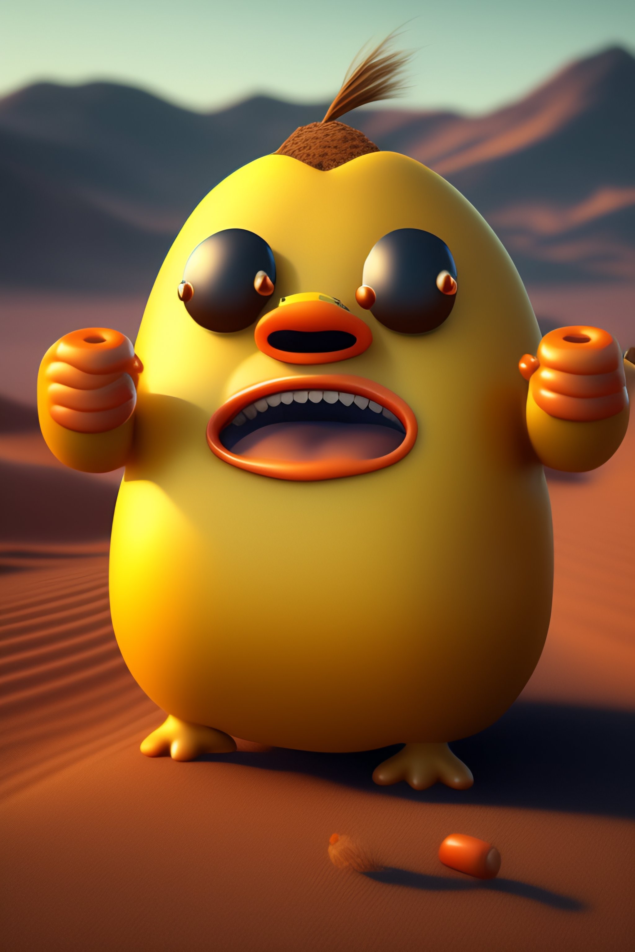 Lexica - Angry real potato with arms wearing guns