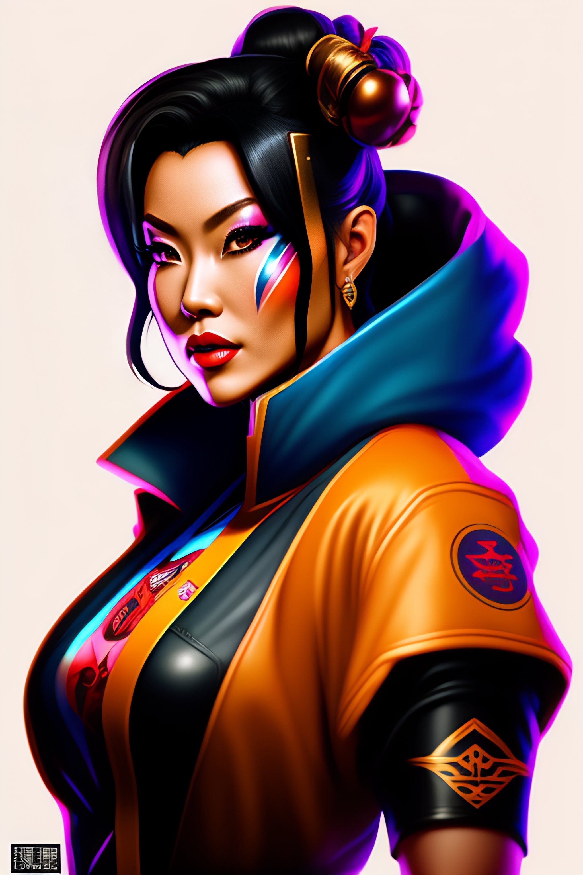 Lexica - Chun-li as An anthropomorphic beautiful female borderlands 3 ...
