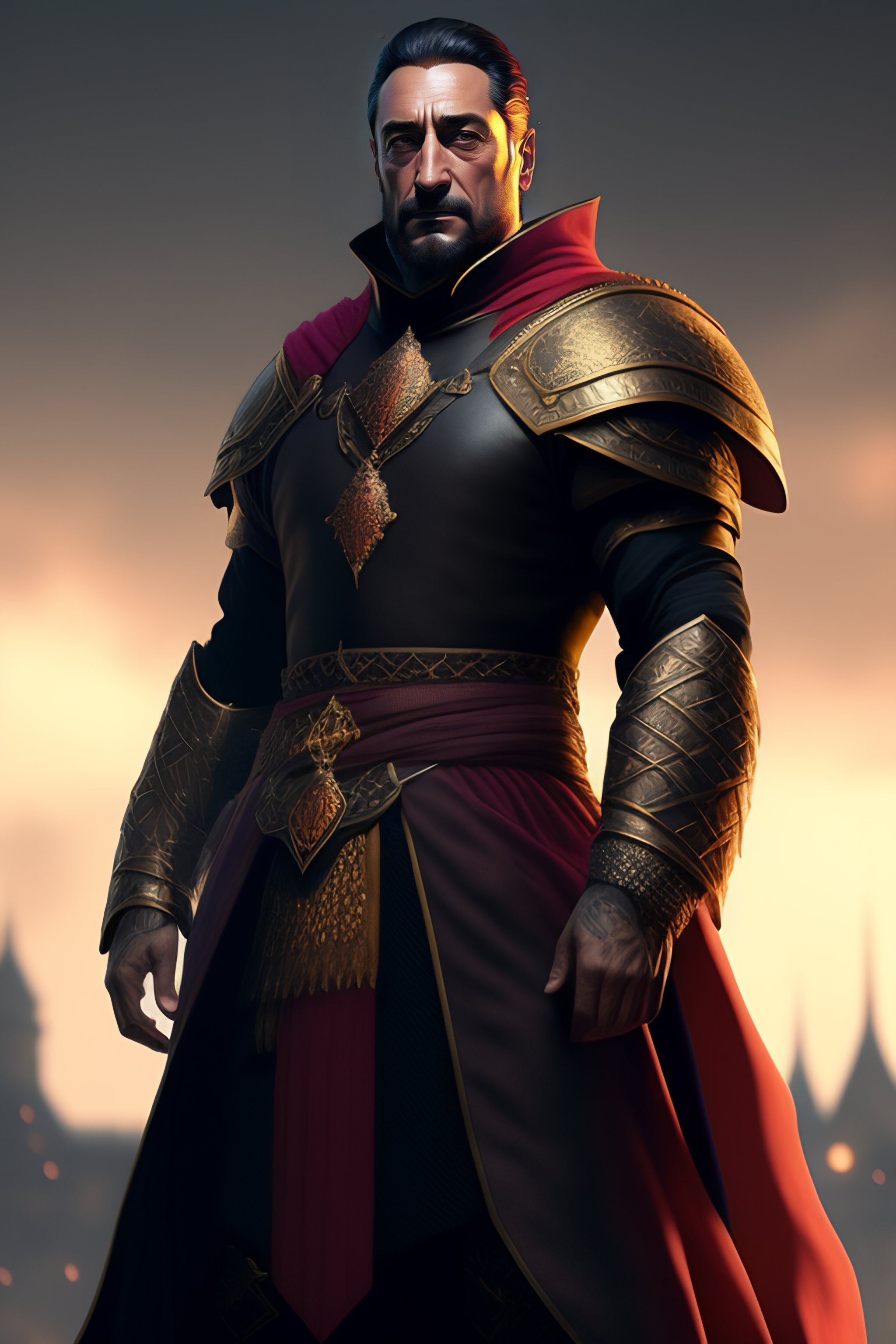 Lexica - Robert de niro, 35 years old, caucassian ancestry, breastplate ...