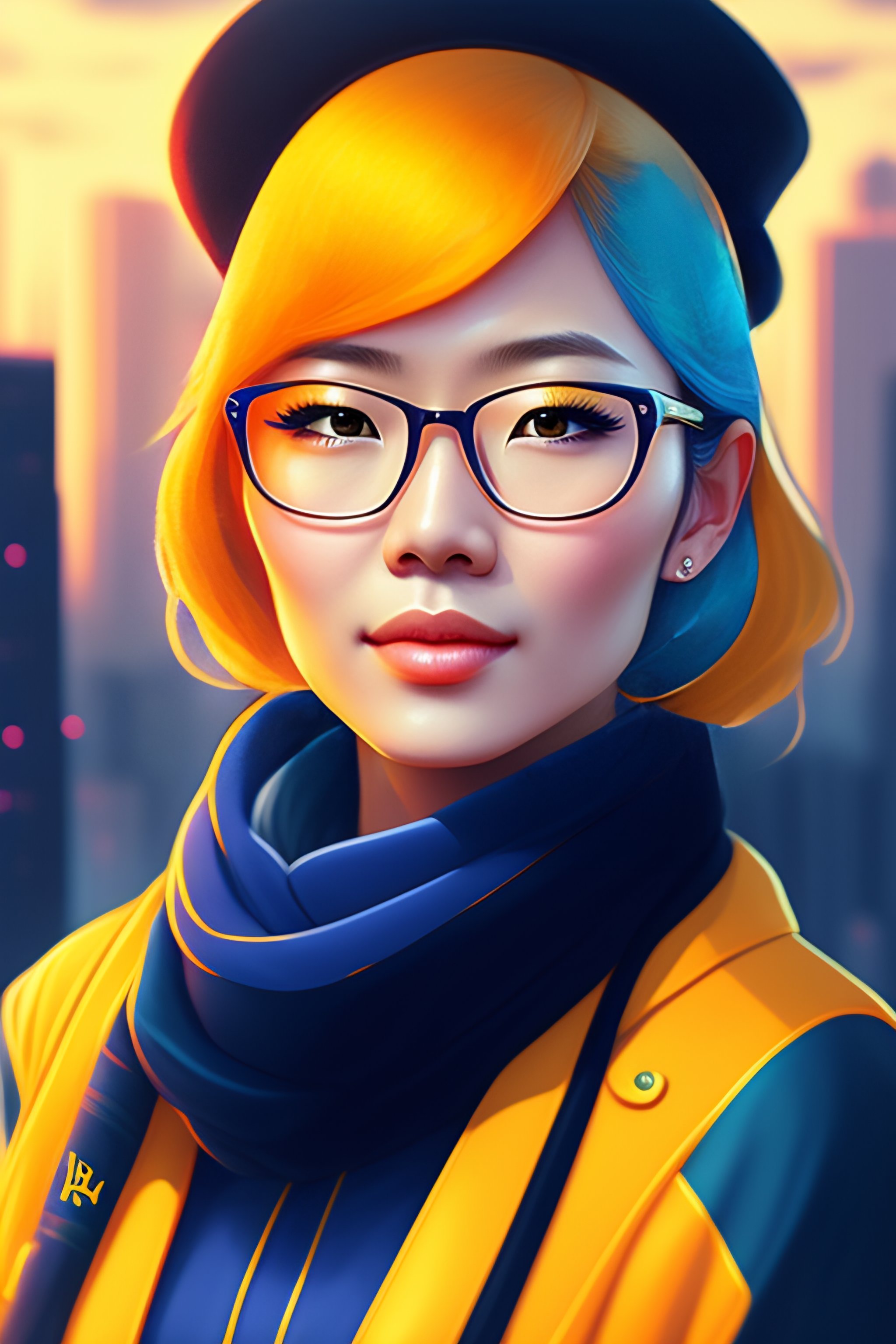 Lexica - Highly detailed portrait of a beautiful Japanese lady ...