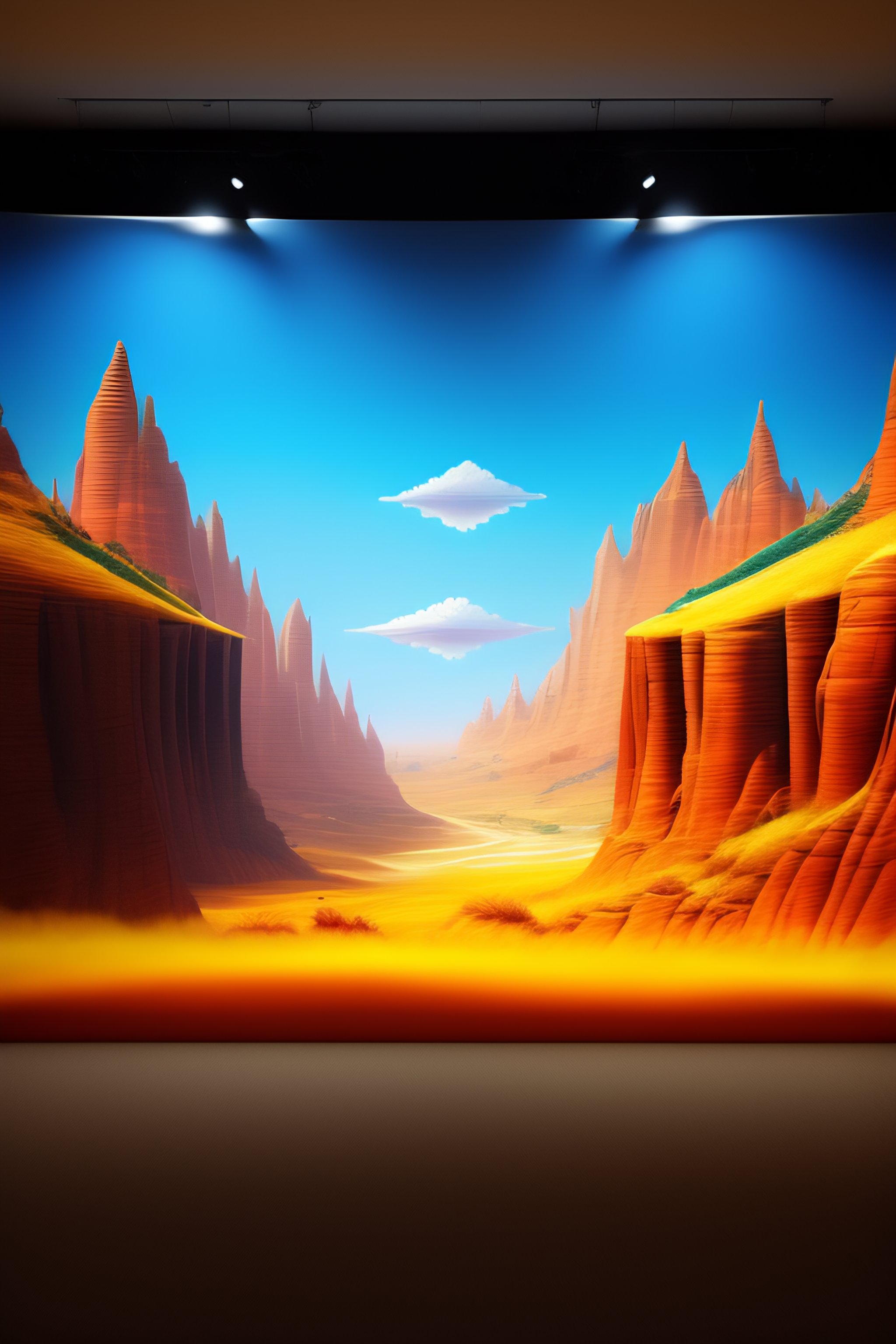 Lexica - Event stage backdrop design