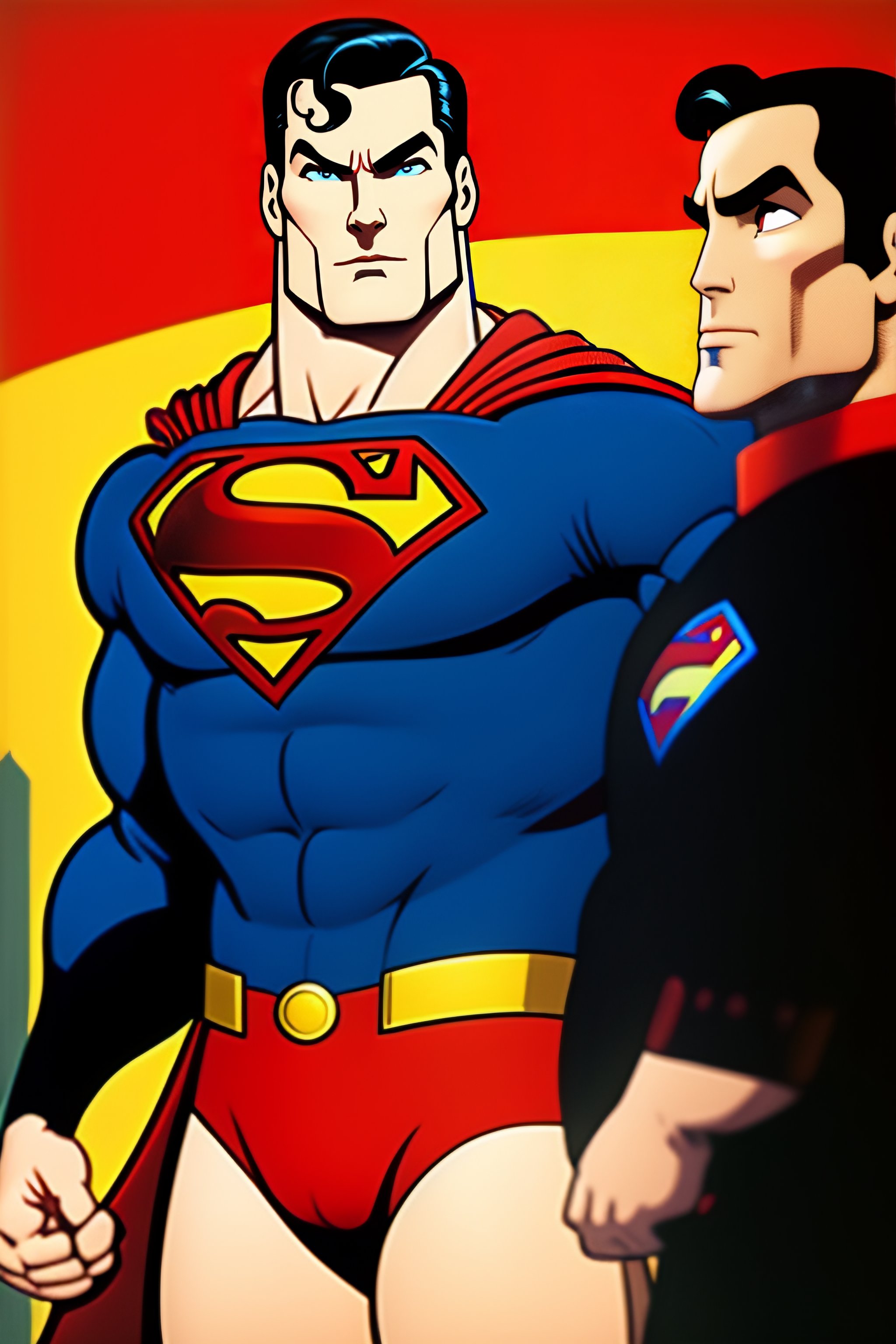 Lexica - Superman as cartoon