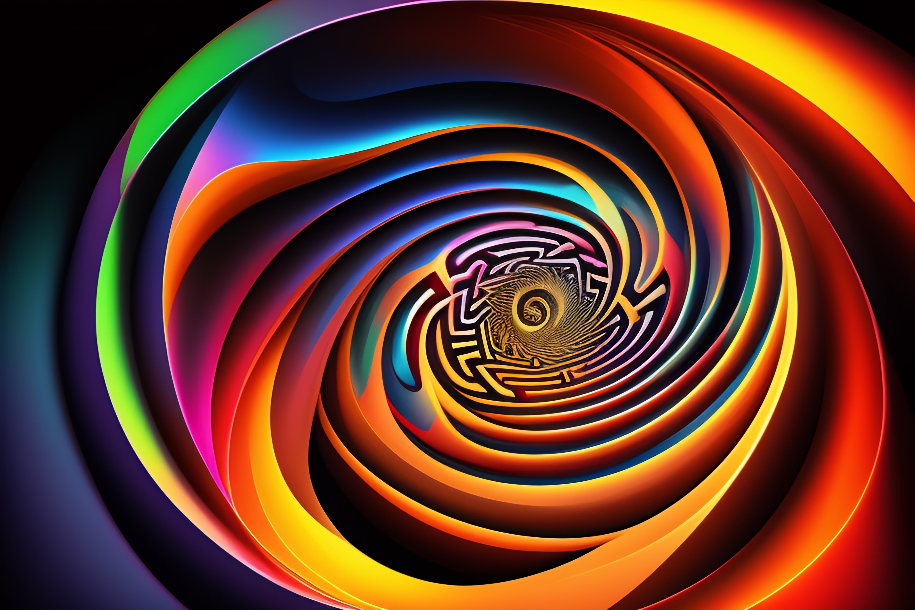 Lexica - A maze in swirling infinite light, undulating geometry ...