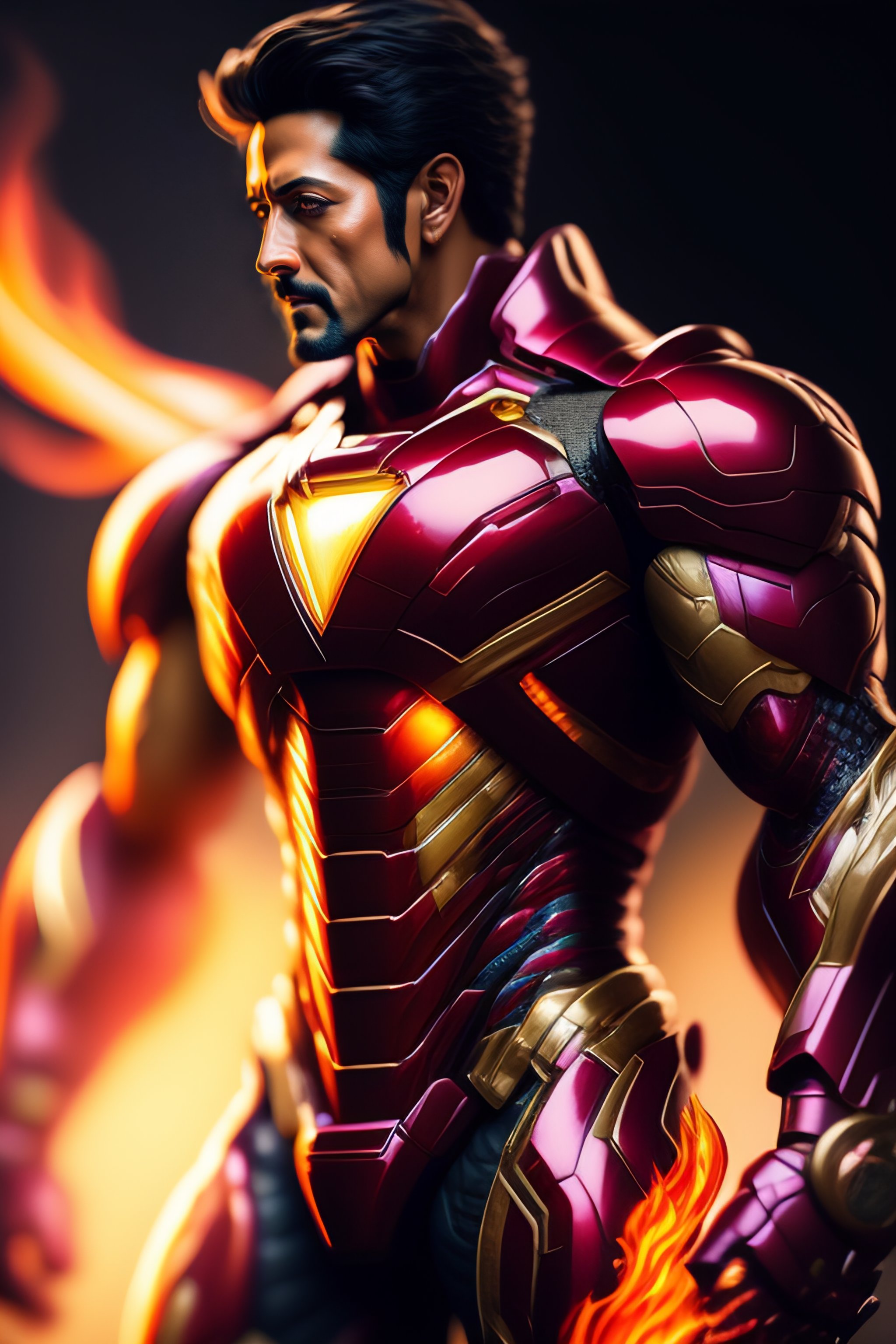 Lexica - Full body potrait of super muscular ripped body Hrithik Roshan ...