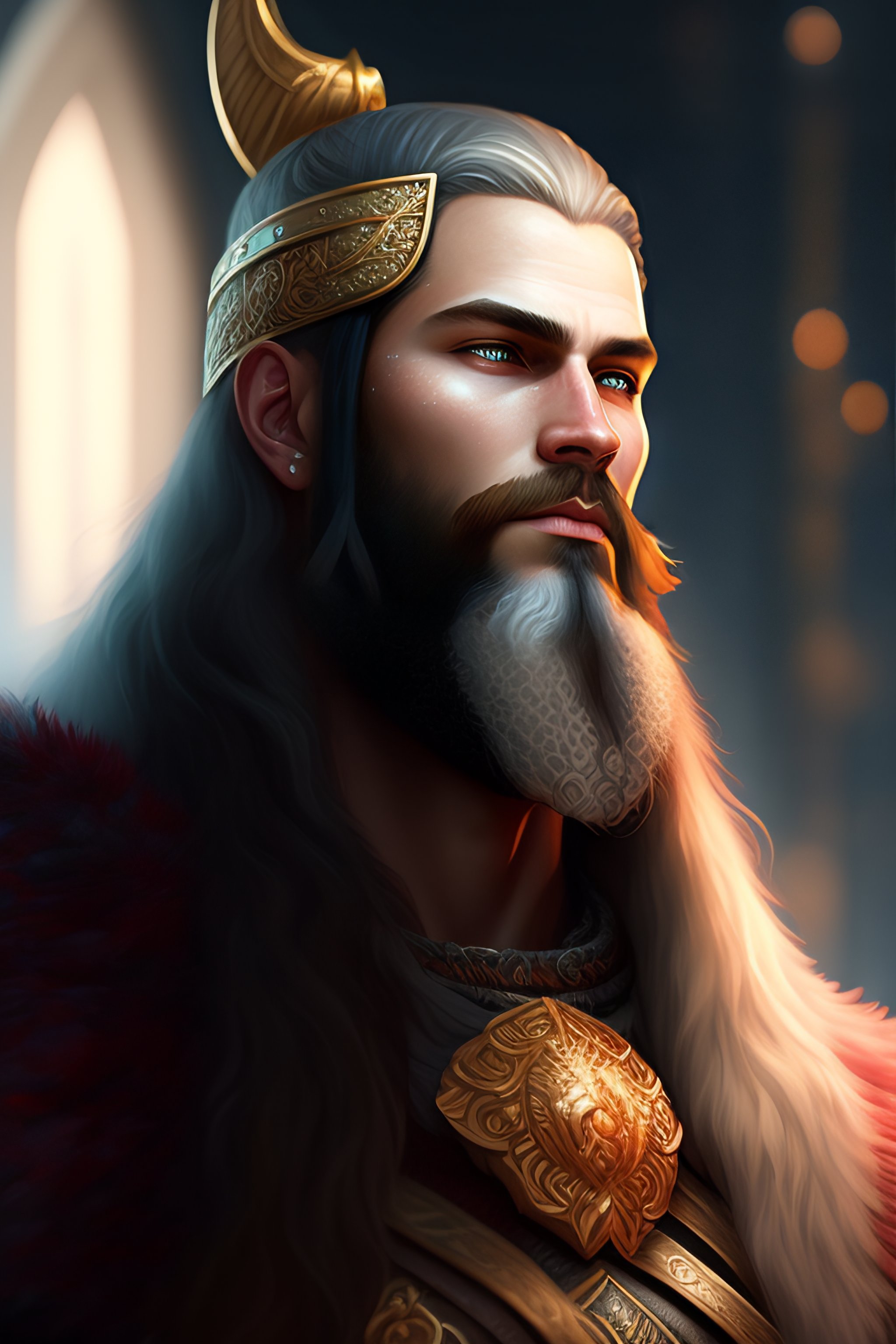 Lexica - A viking king, intricate, highly detailed, digital painting ...