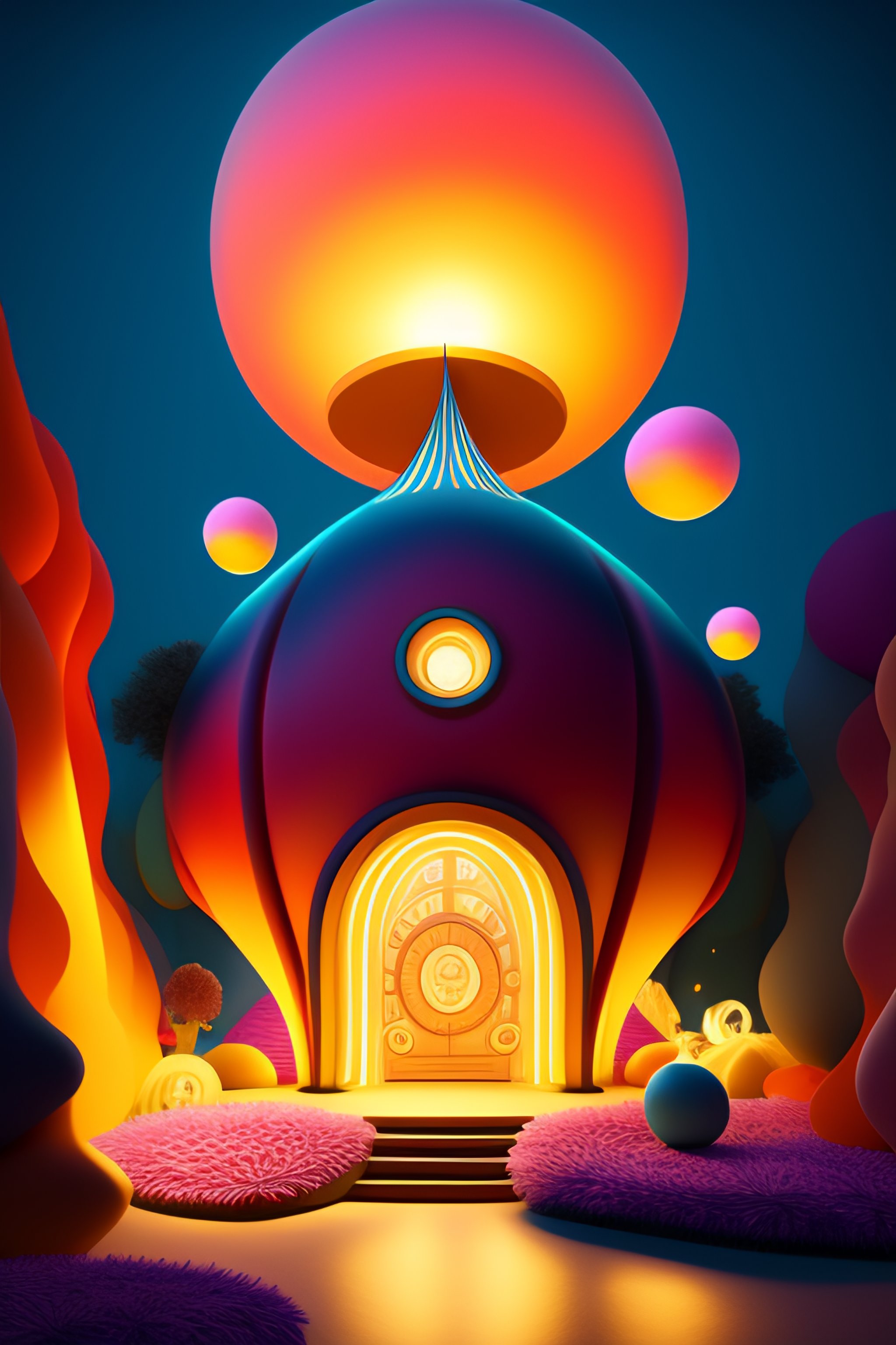 Lexica - Enter the realm of Pixar 3D animation, where real estate ...