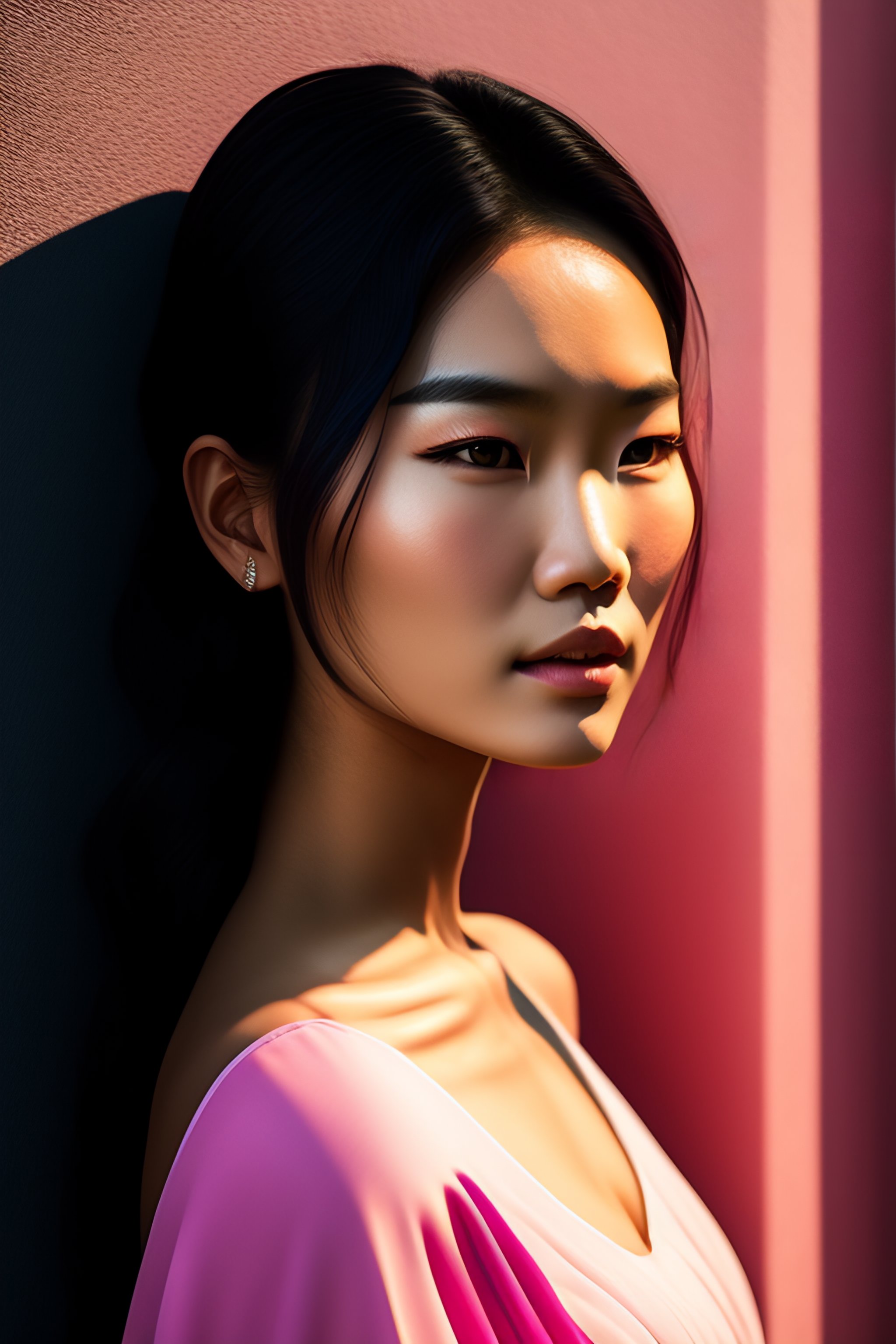 Lexica - (((Thai woman))), beautiful young model woman standing against ...