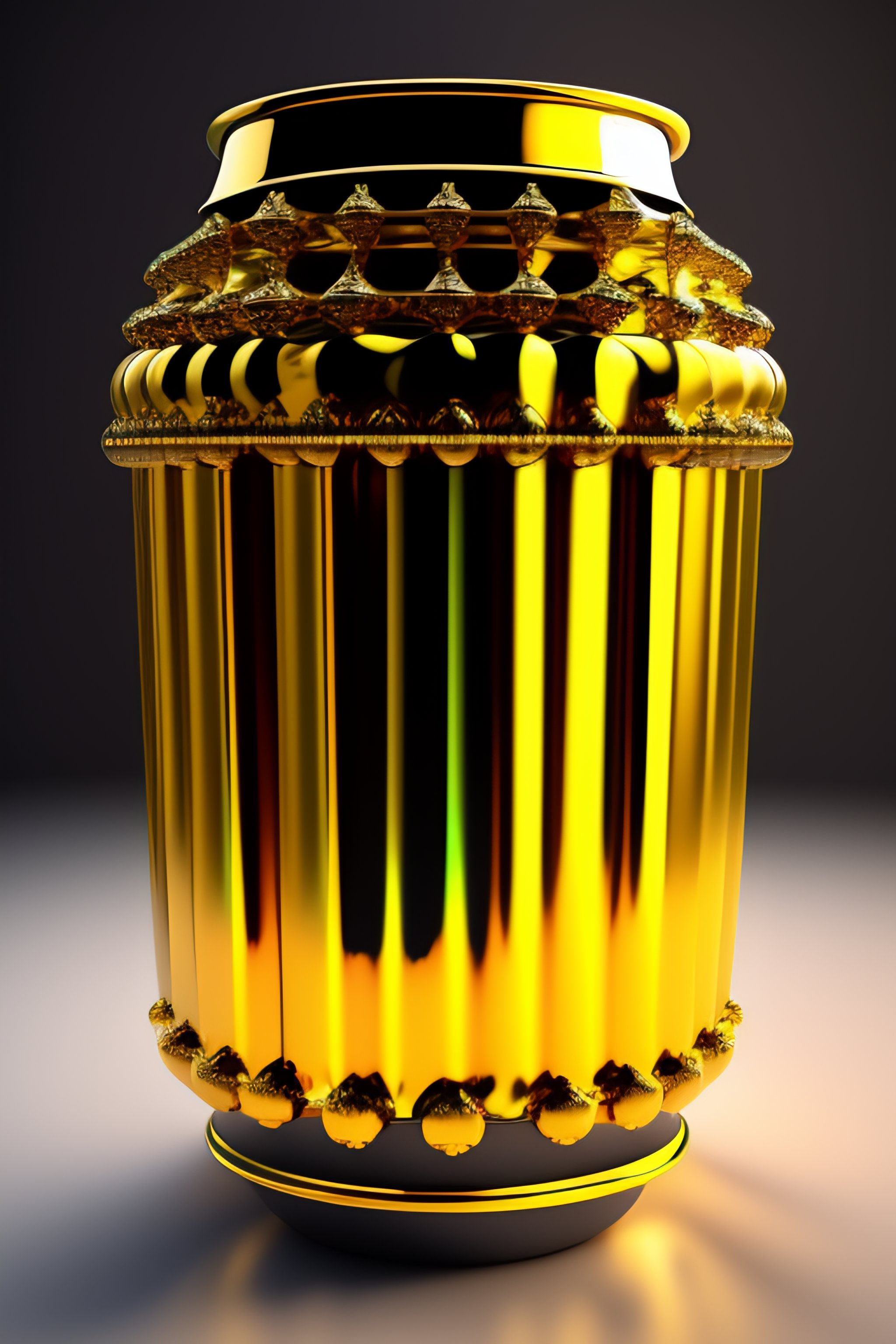 Lexica - Nuclear waste drum, neo iridescent - hyper realistic rococo ...