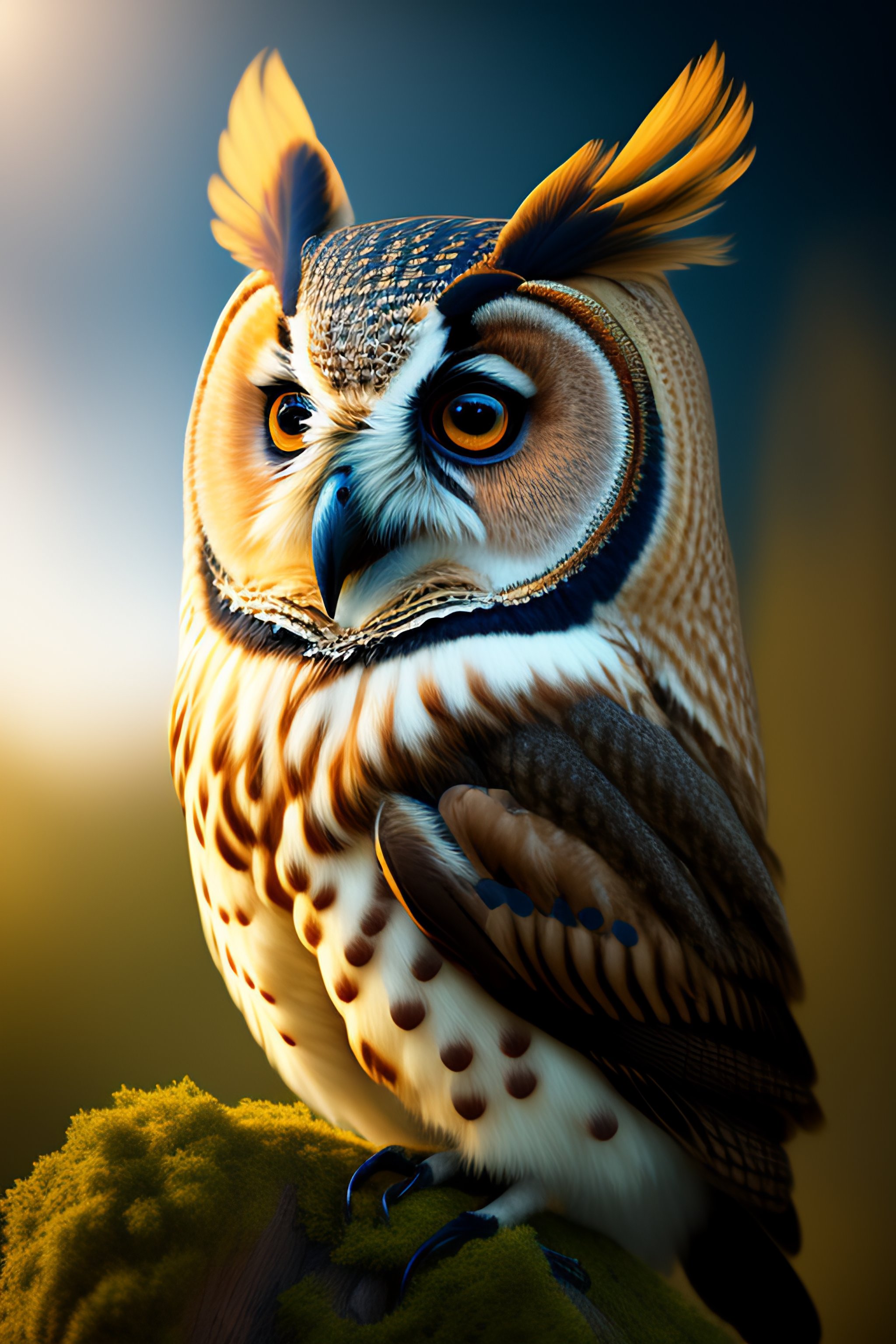 Lexica - An murderer owl, ultrarealistic