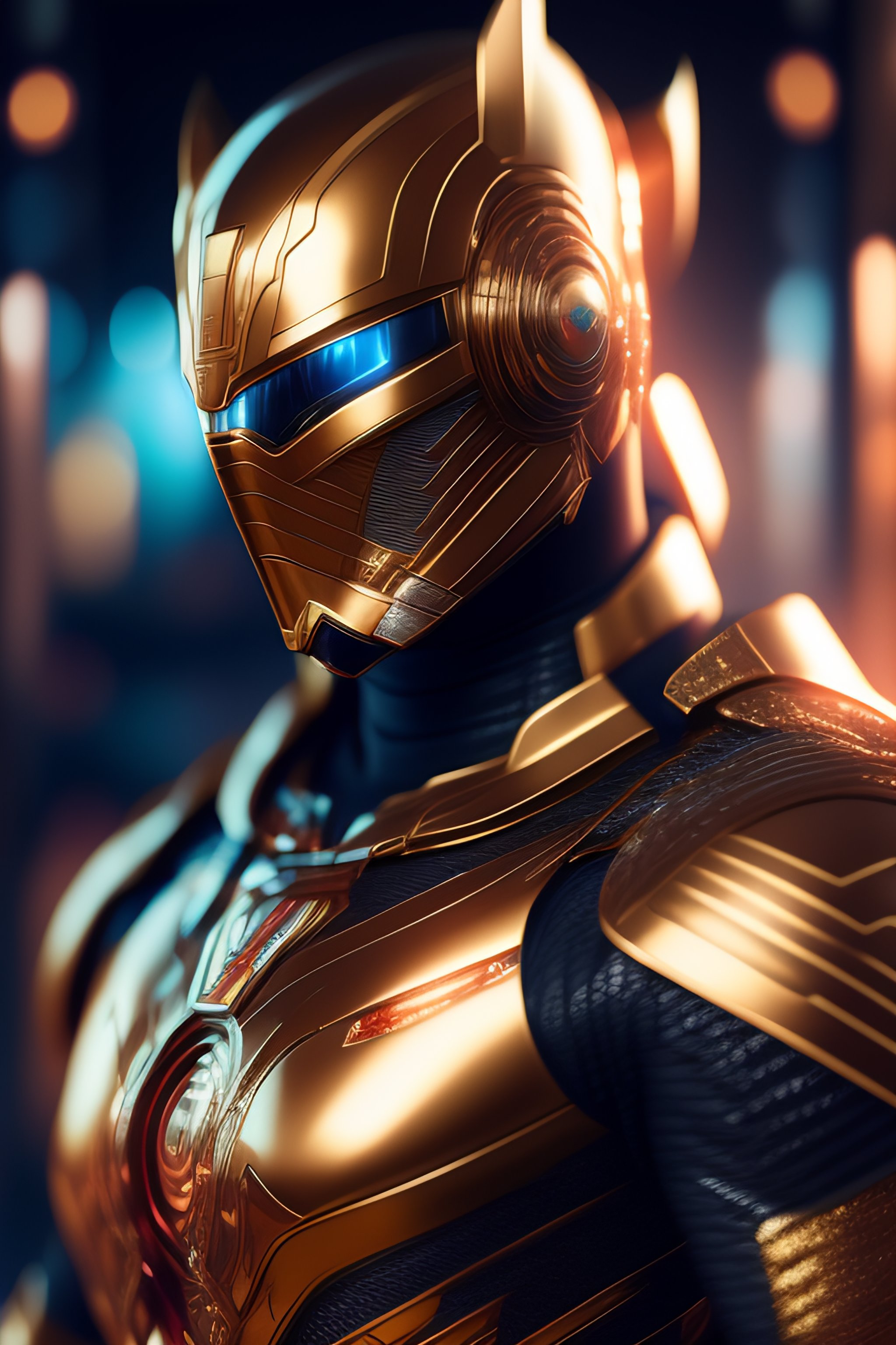 Lexica - Asian man in a cyber armor, hyper detailed, hyper realistic ...