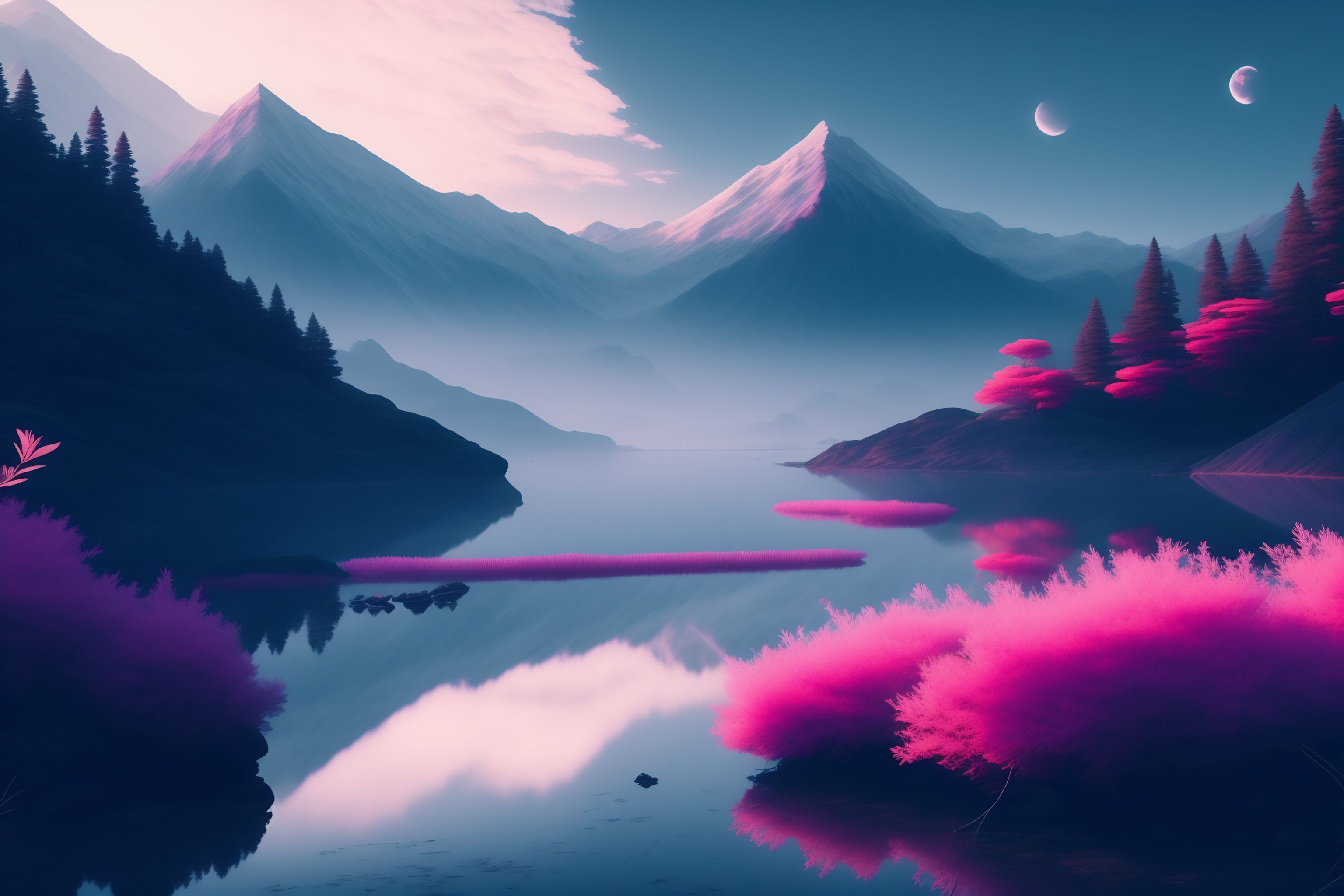 Lexica - A breathtaking nature landscape for a peaceful mind ...