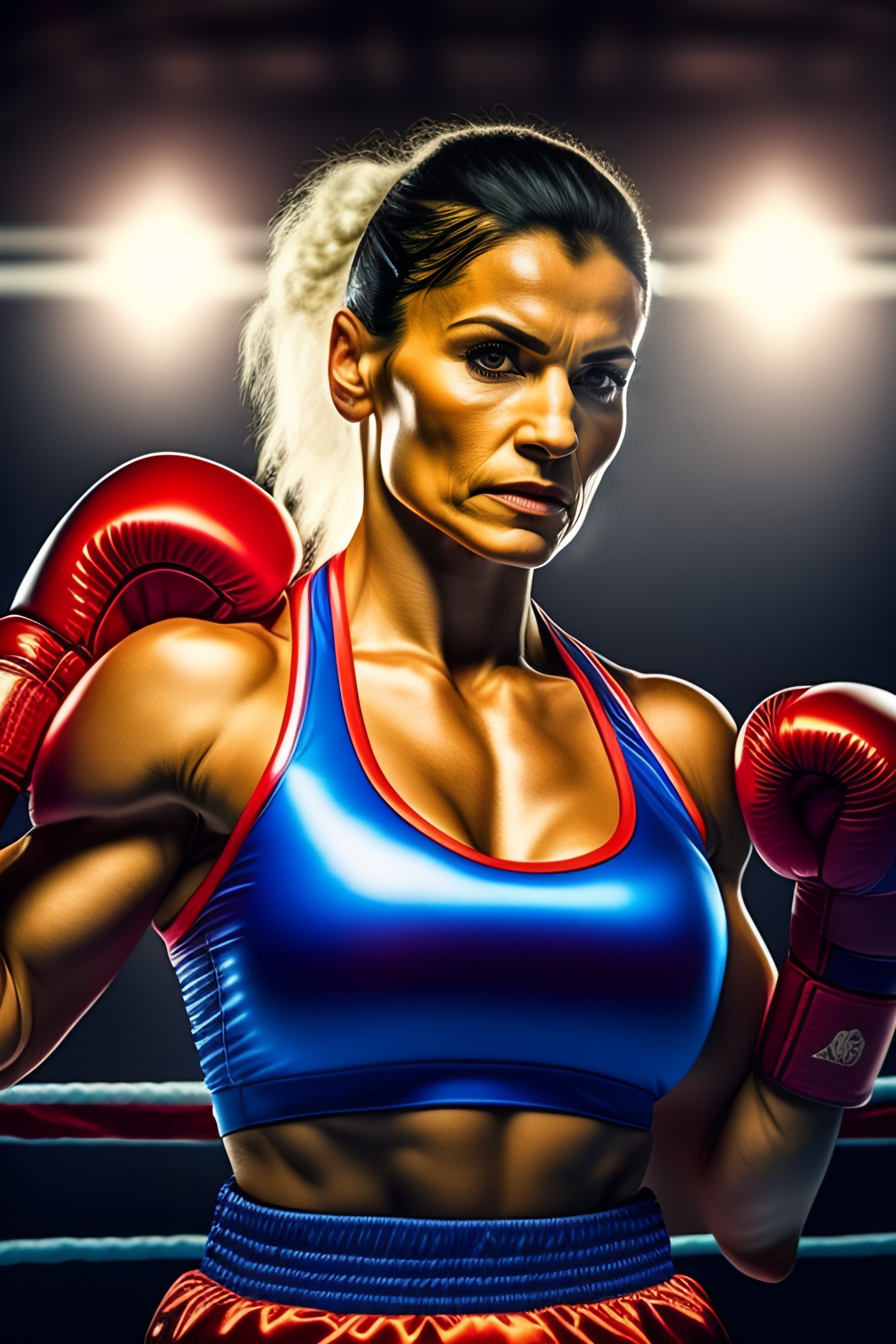 Lexica - A Romanian woman boxing fighter