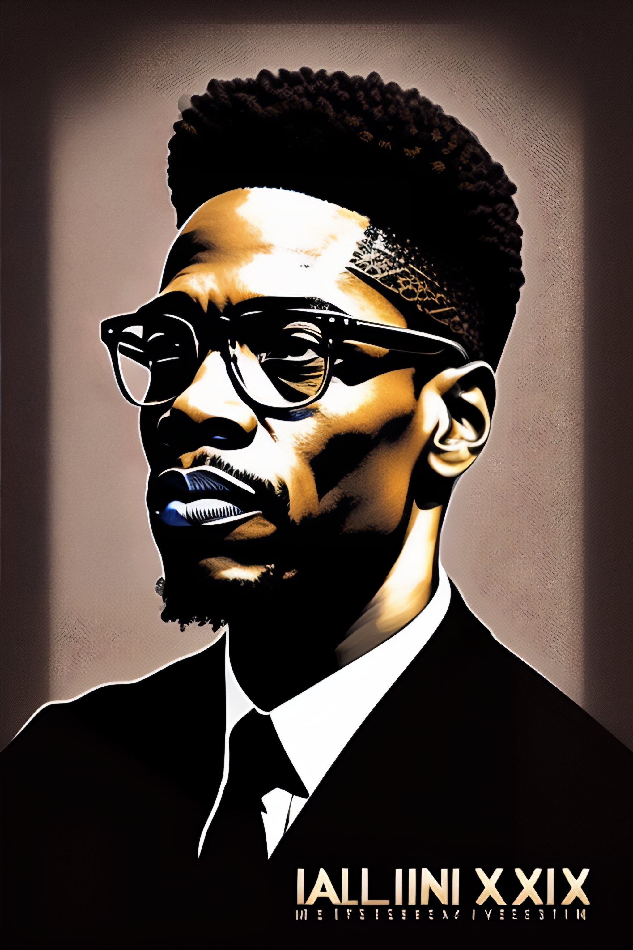 Lexica - Malcolm x, tshirt vector design