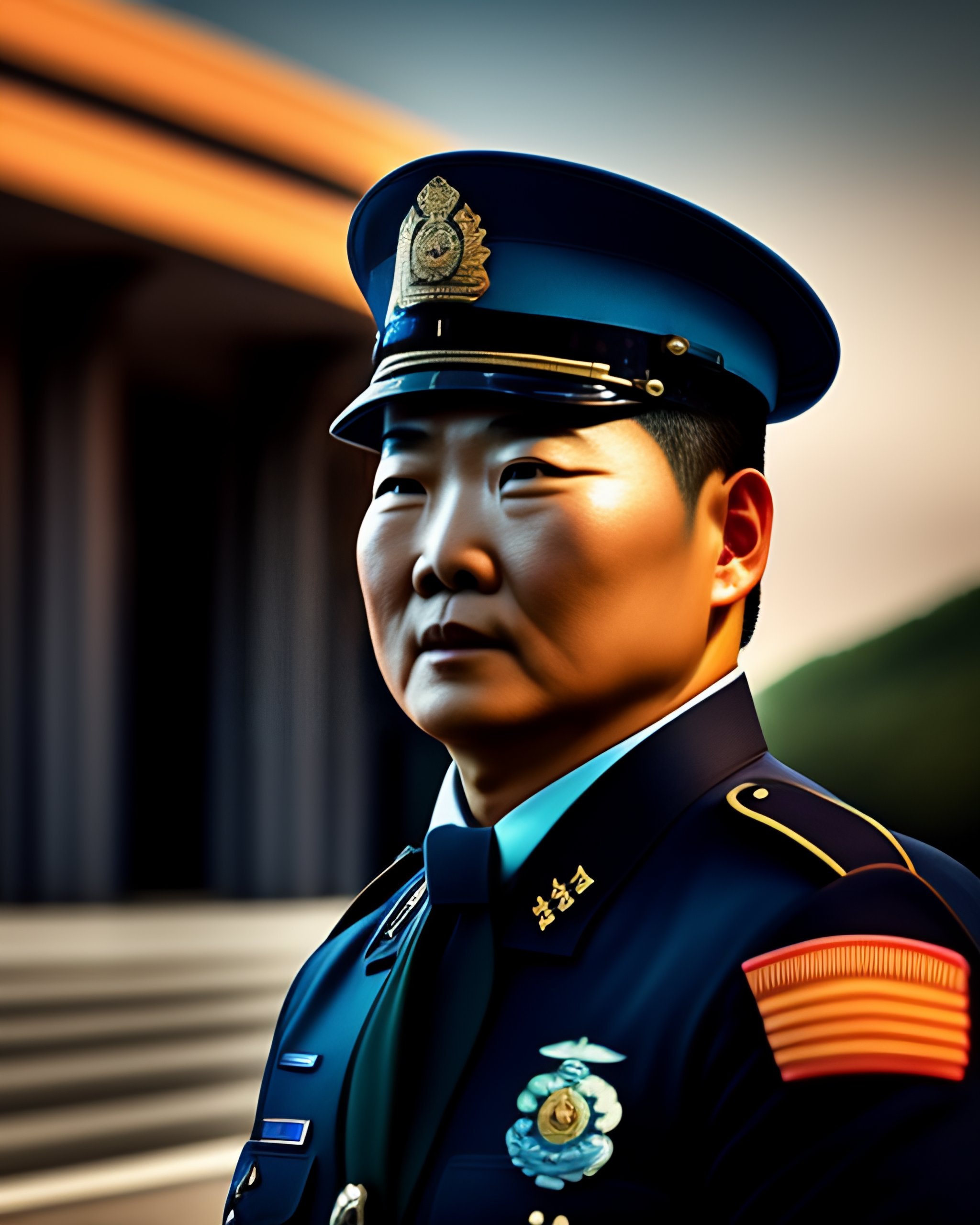 Lexica - Portrait of Taiwan Police, realistic, high resolution
