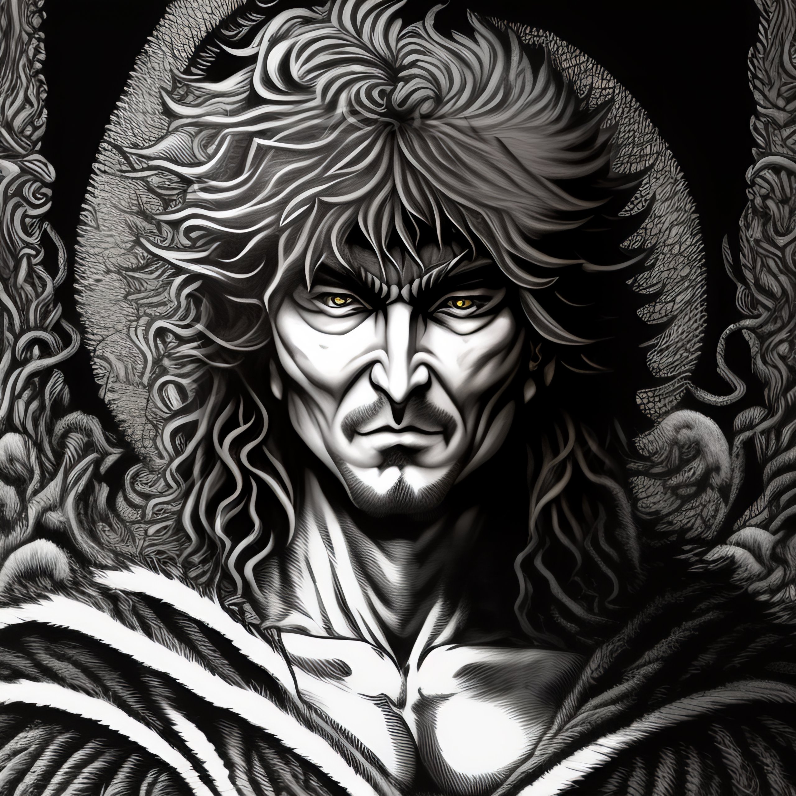 Lexica - Kentaru miura drawning of a demons hell,