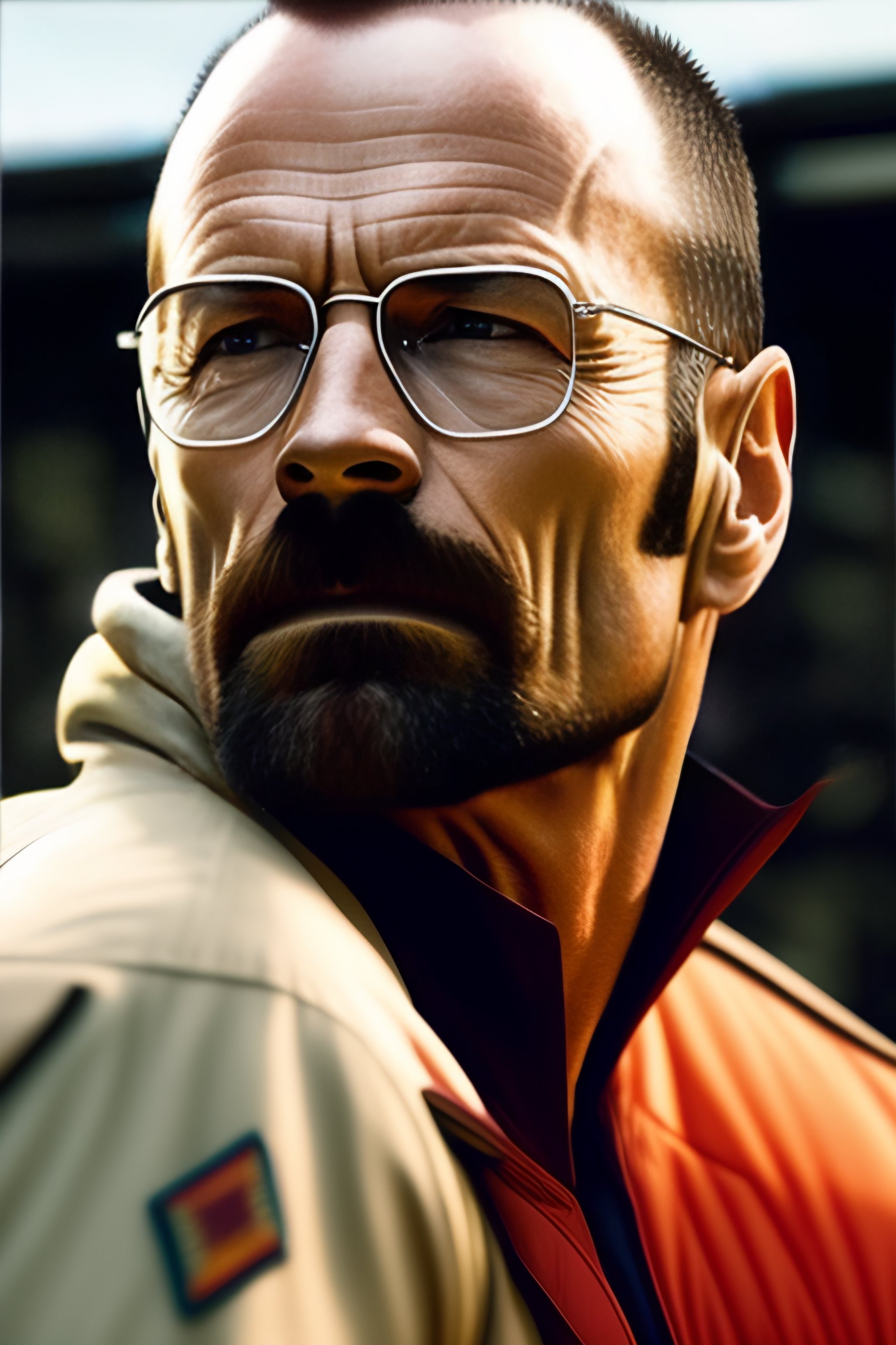 Lexica - Walter White fighting Rick Grimes