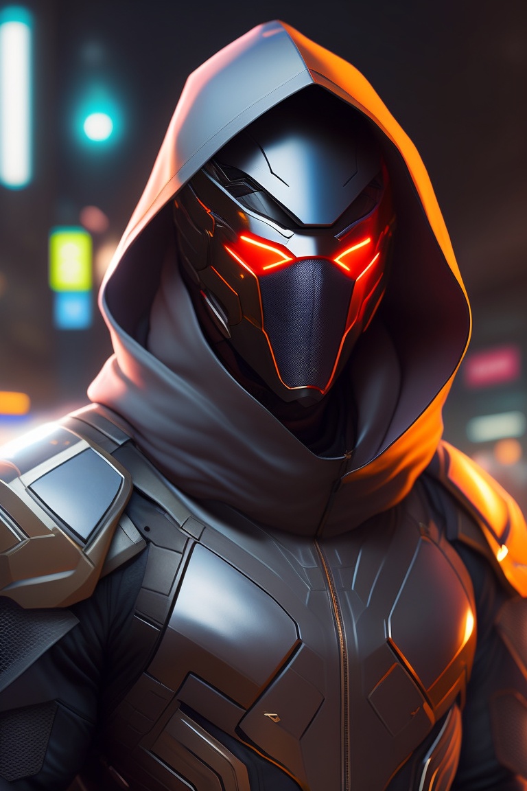 Lexica - This is a Super Hacker, who has a technological metal robotic ...