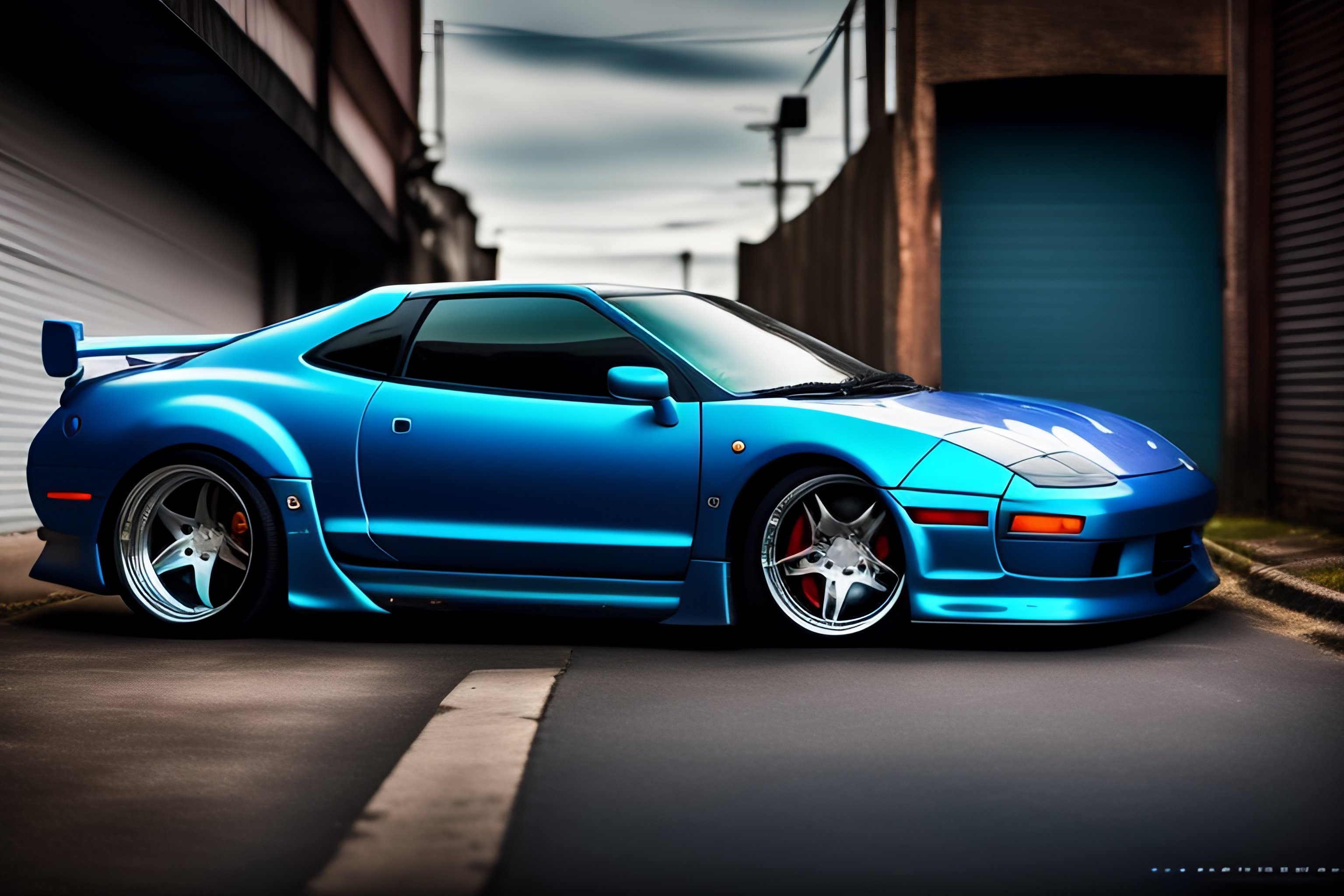 Lexica - Ultra hd! 2g 1999 mitsubishi eclipse, on a dark alley, nigh ...