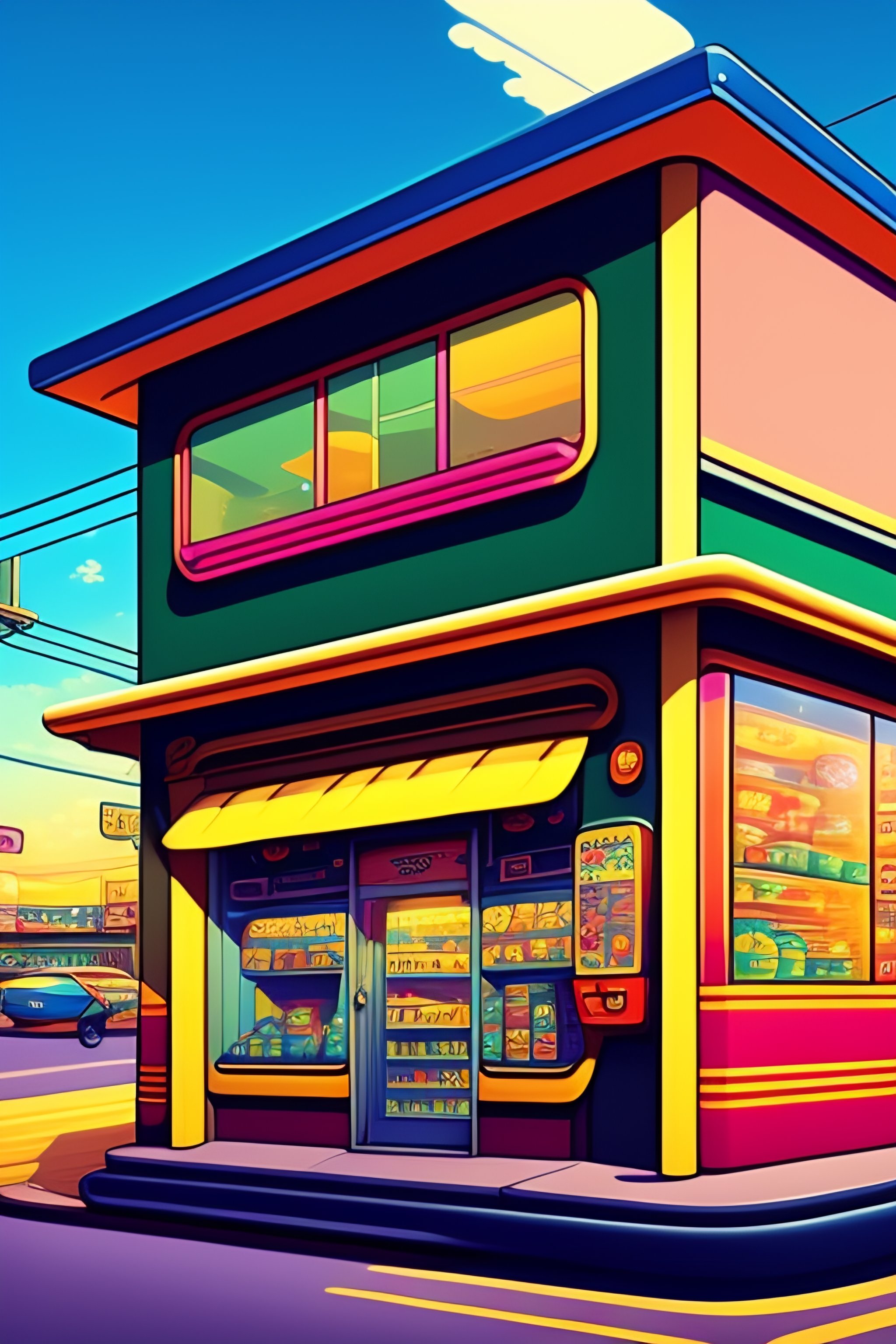 Lexica - In the style of 90's vintage. anime art of Twiggyinside a ...