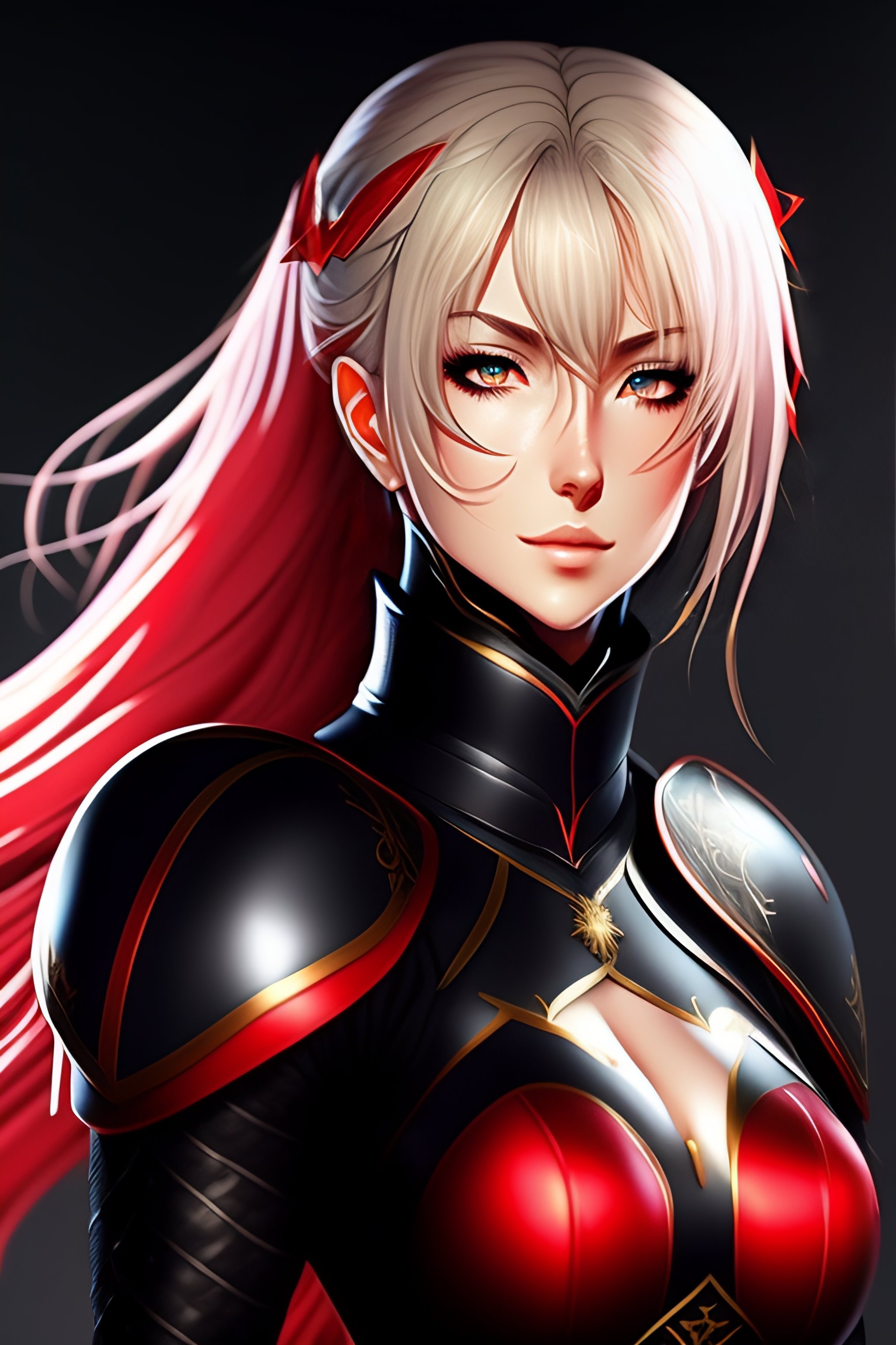 Lexica - Saber Alter, Artoria Pendragon Alter, Black Armor, Red Highlights
