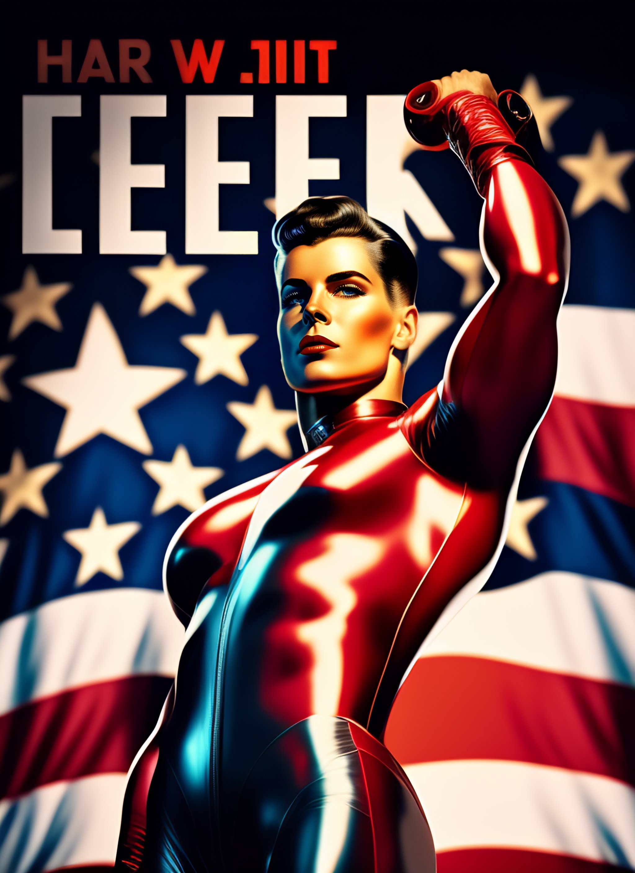 Lexica - A male young man the riveter "We can do it !" poster by John ...